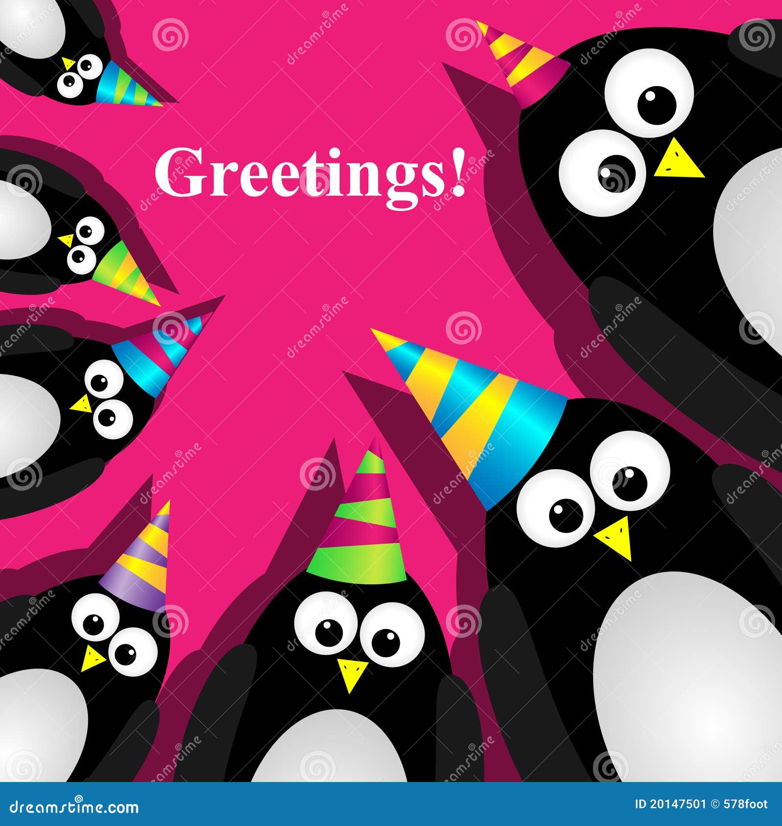 Greeting card stock vector. Illustration of happy, cute - 20147501
