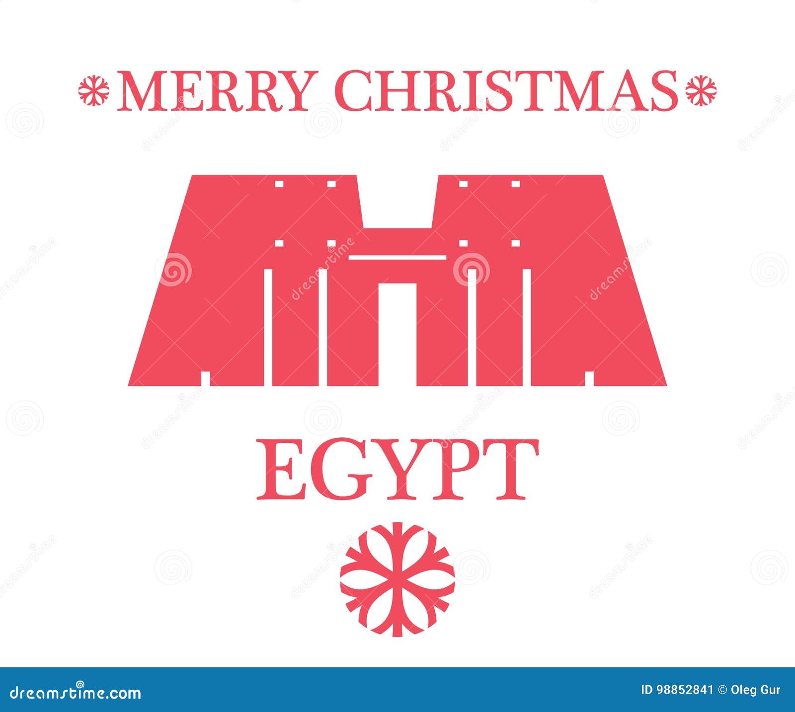Greeting Card. Egypt stock vector. Illustration of egyptian - 98852841