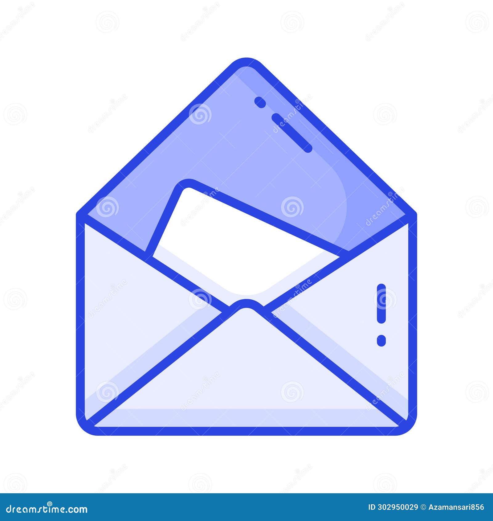 Greeting Card on Envelope Showing Concept Icon of Greeting Card ...