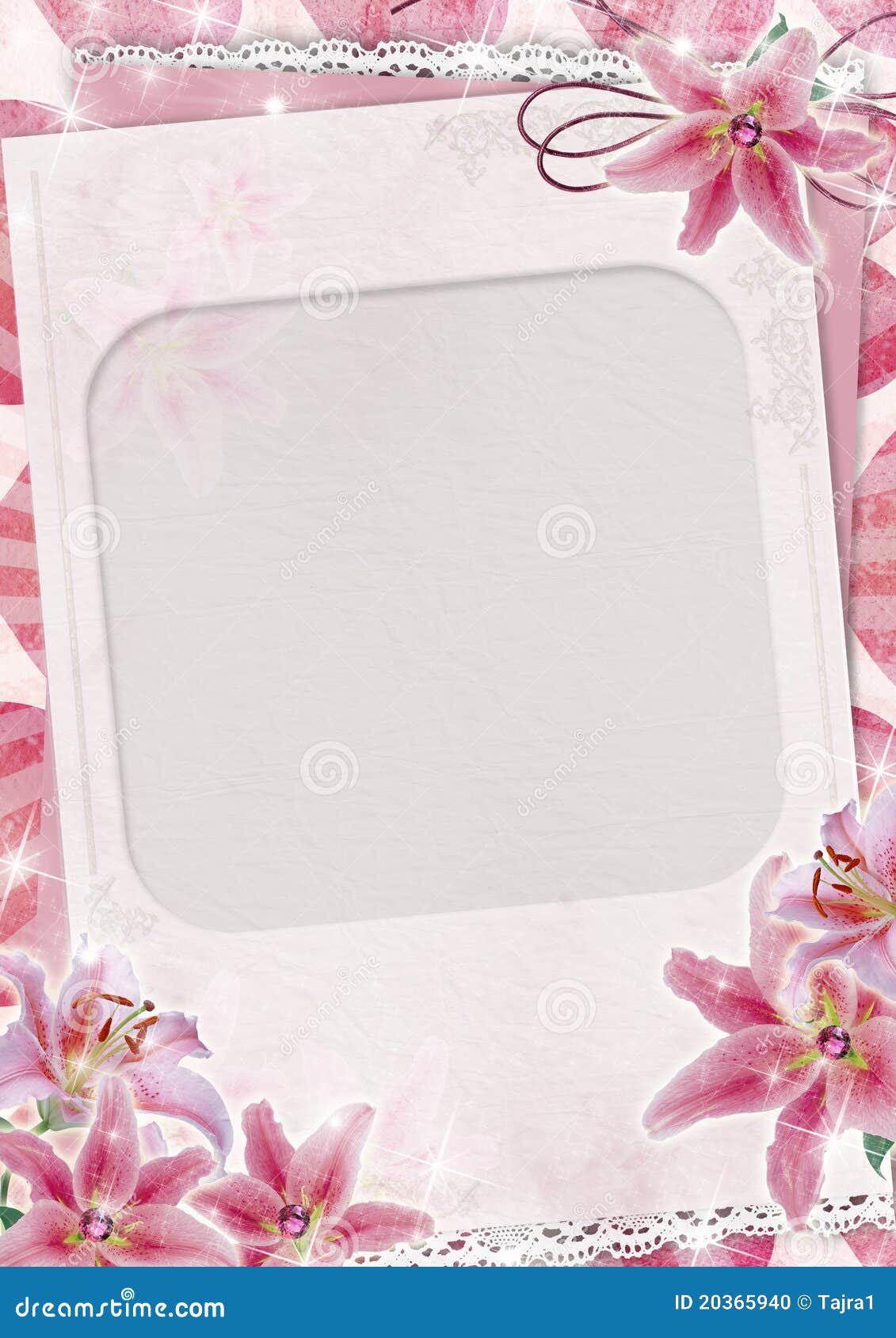 Greeting card with flowers stock illustration. Illustration of blossom ...