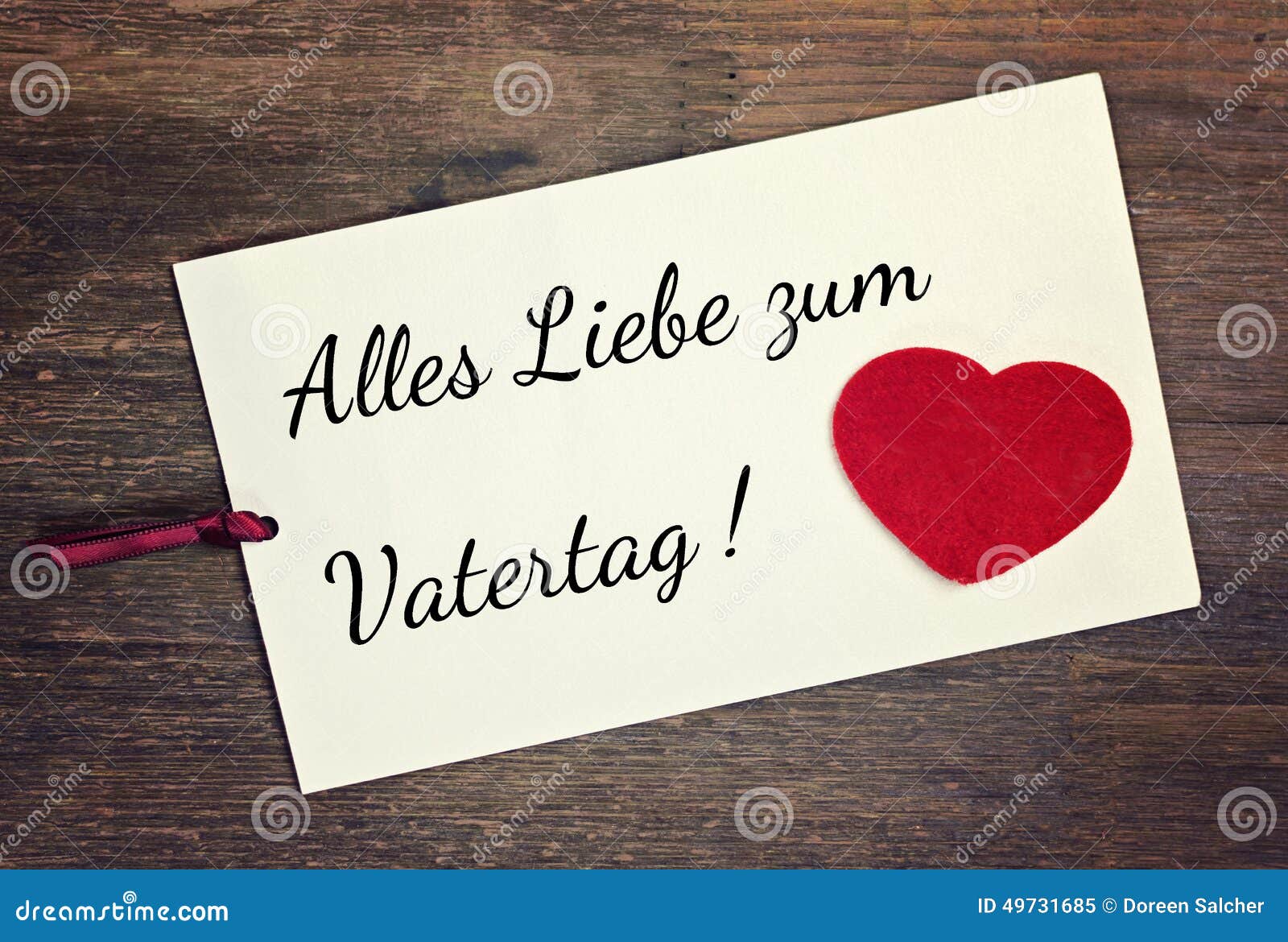 Greeting Card Happy Father Â´s Day Stock Image - Image of german ...