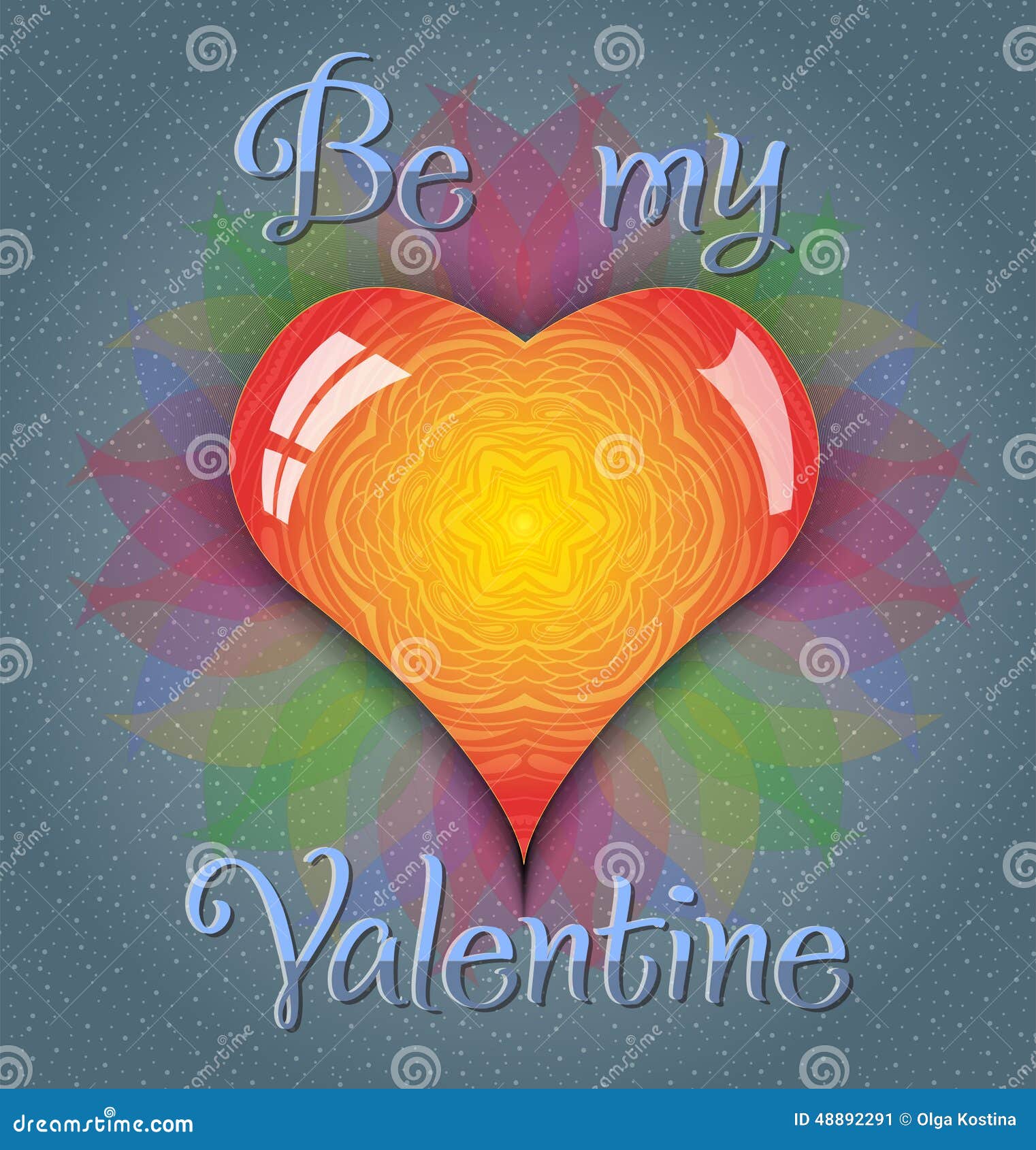 Greeting card with heart. stock illustration. Illustration of romance ...