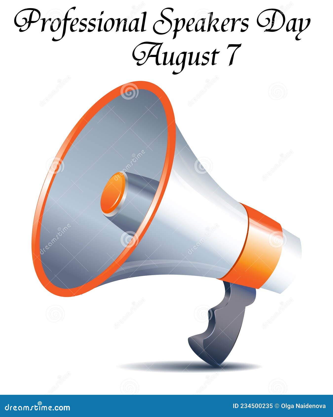 Professional Speaker, Commentator Or Voice Actor Web Banner Vector ...