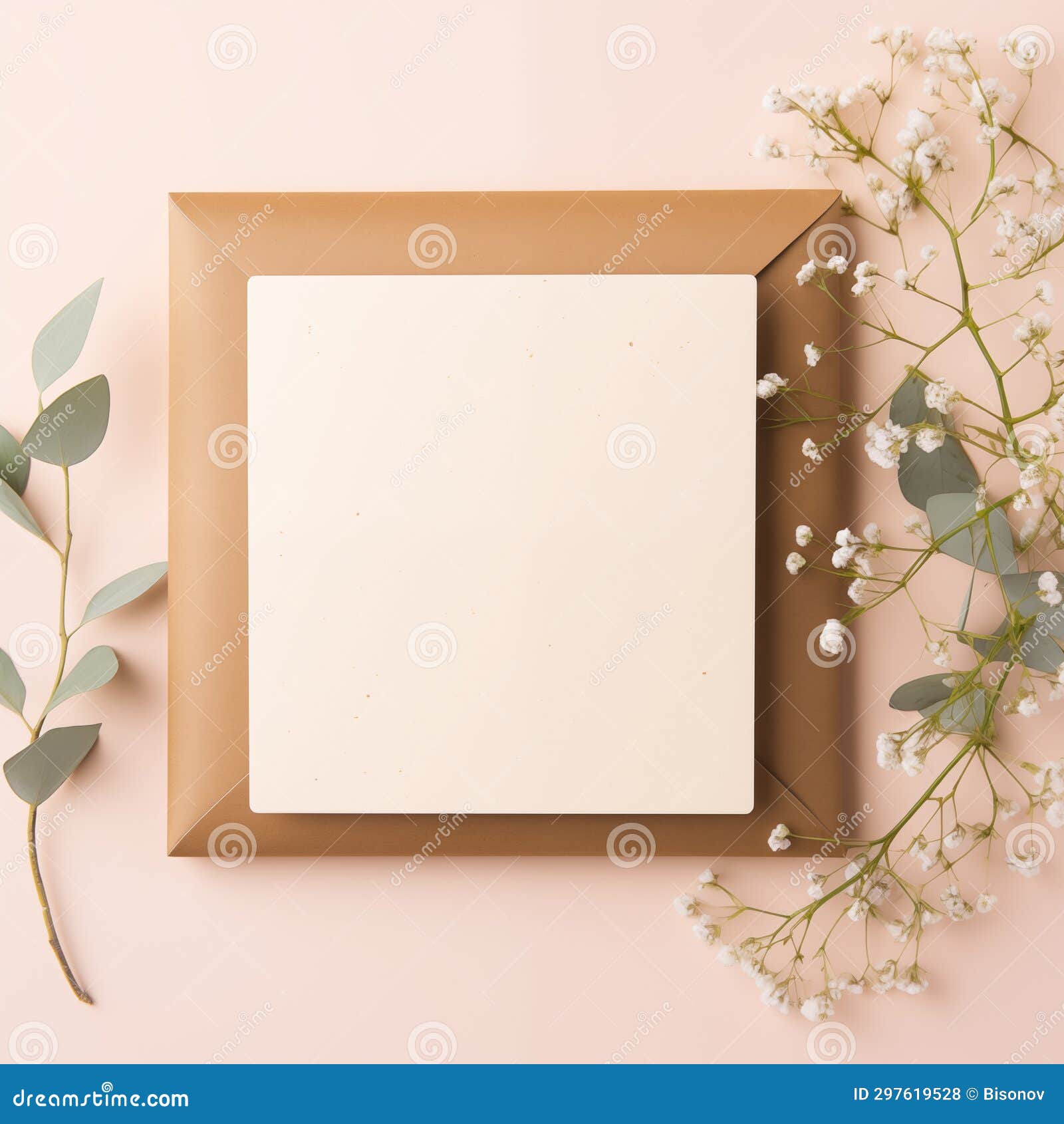 Greeting Card in Pastel Colors Stock Photo - Image of romantic, card ...