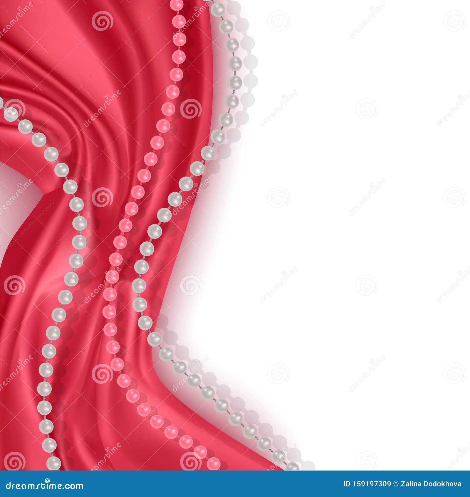 Greeting Card Template with Space for Text and Decorated with Velvet ...