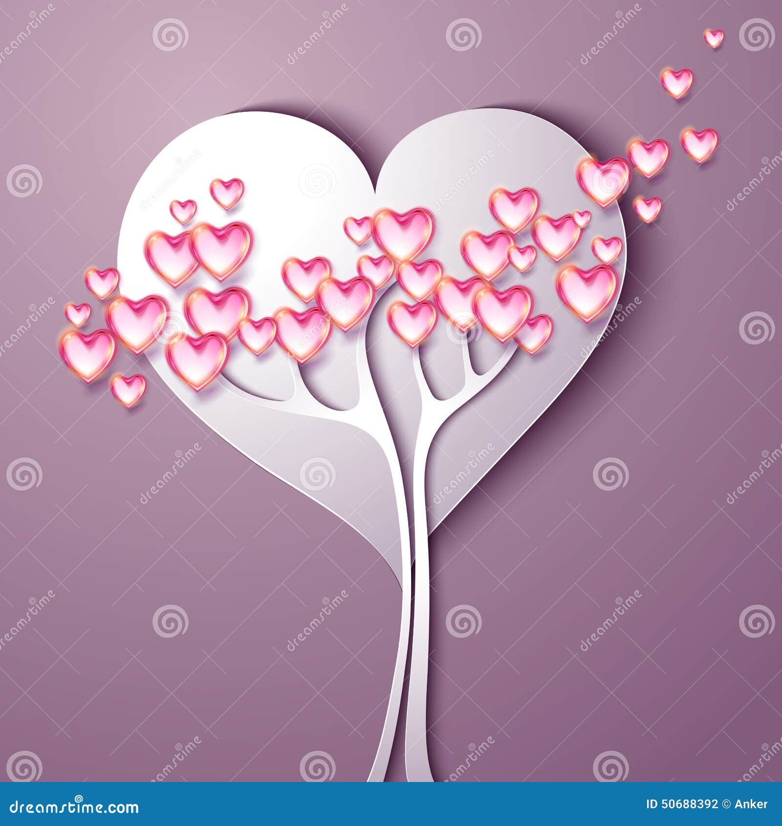 Greeting Card with tree stock vector. Illustration of cover - 50688392