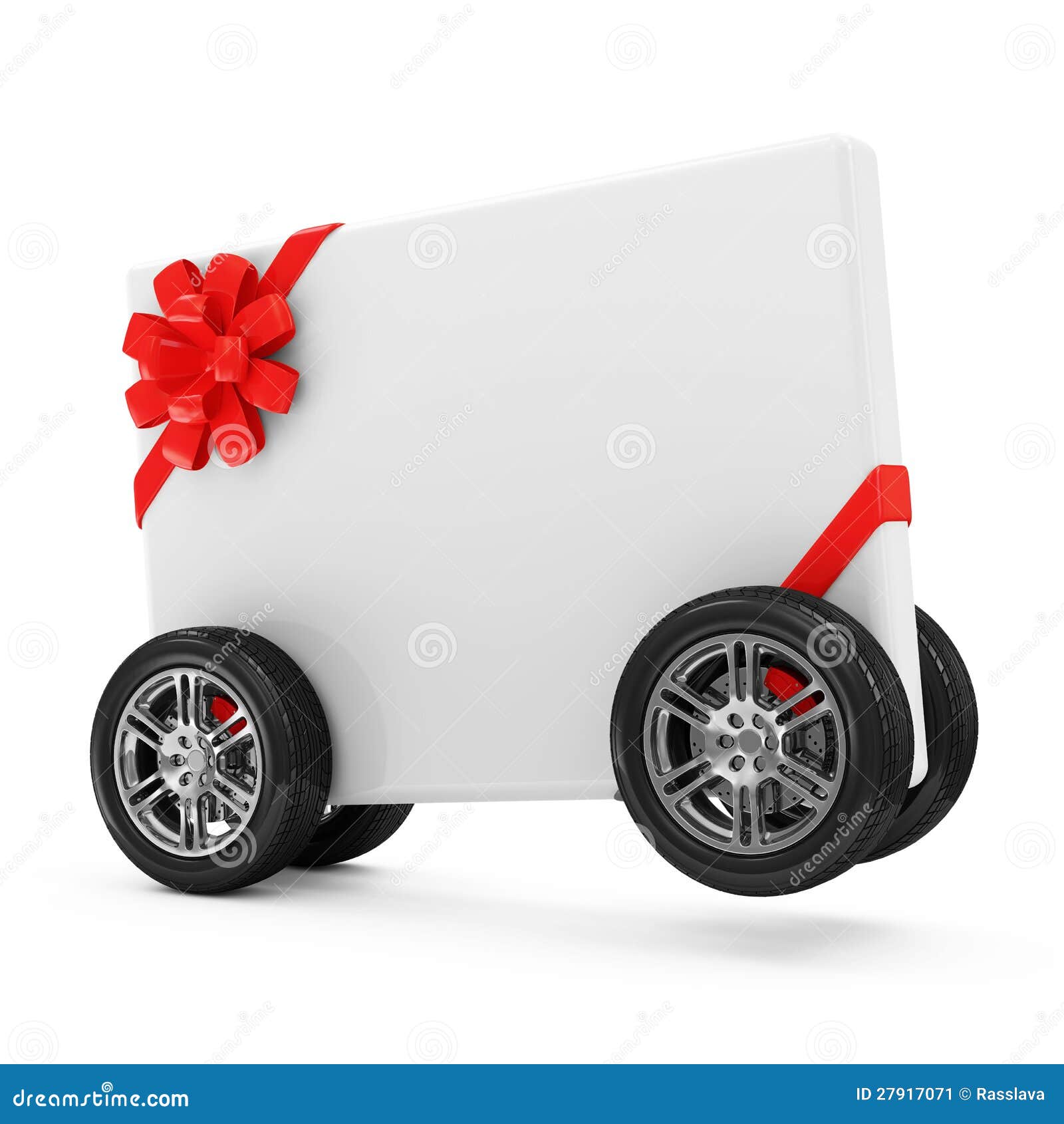 Greeting Card on Wheels stock illustration. Illustration of background ...