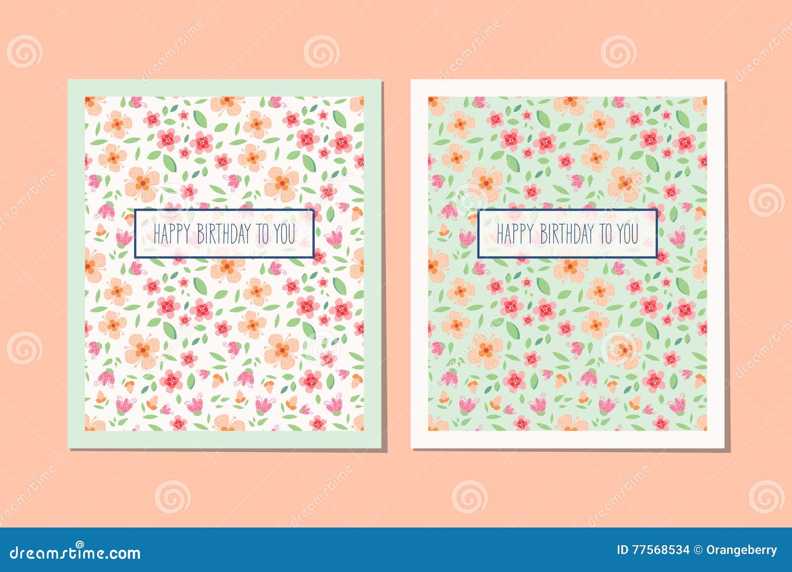 Greeting cards design stock vector. Illustration of decoration - 77568534