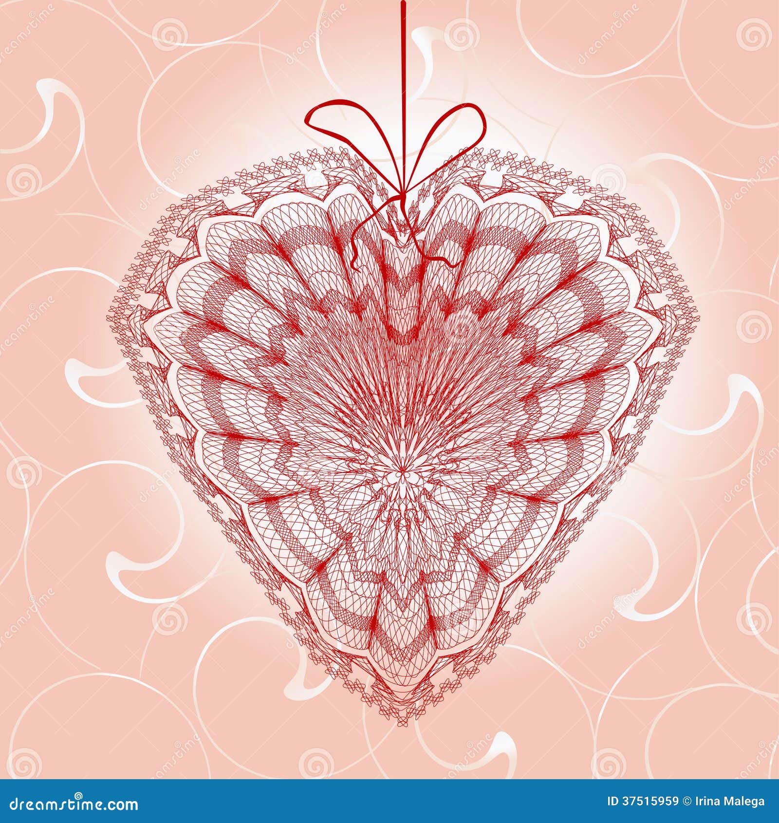 Greeting Cards with Heart Shape Stock Vector - Illustration of cover ...