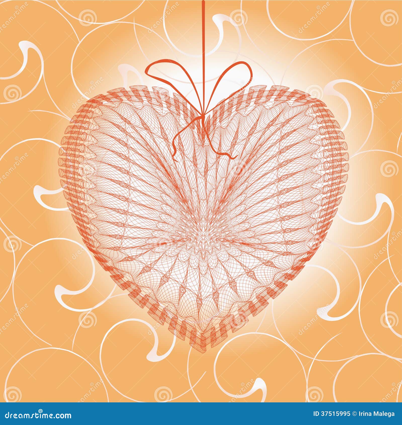 Greeting Cards with Heart Shape Stock Vector - Illustration of card ...