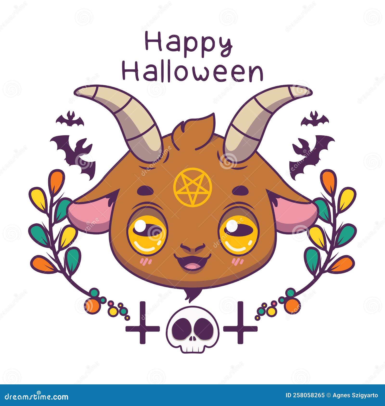 Cute Evil Emoticon In A Sunglasses On White Background. Vector ...