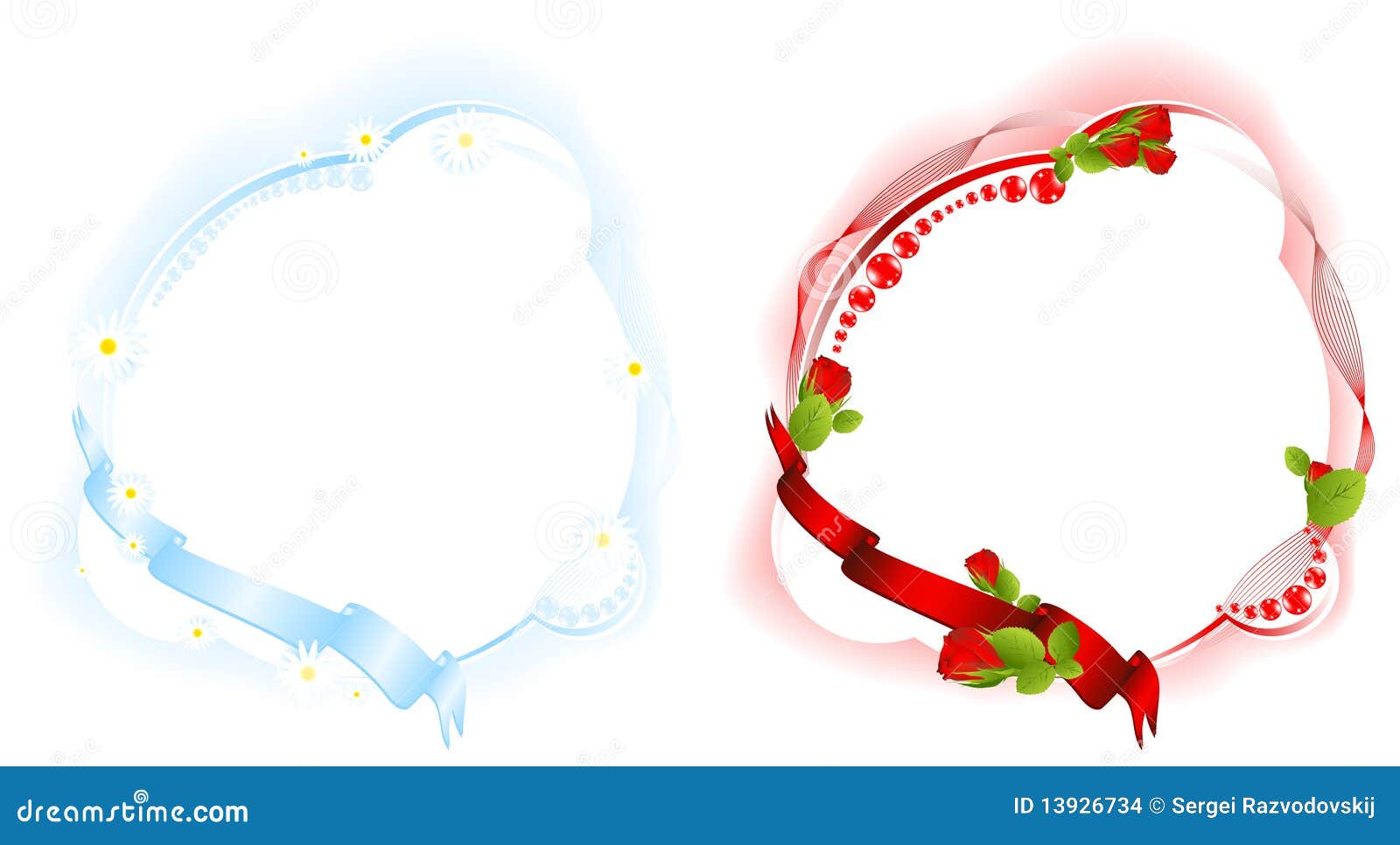 Greeting frames stock vector. Illustration of decorative - 13926734