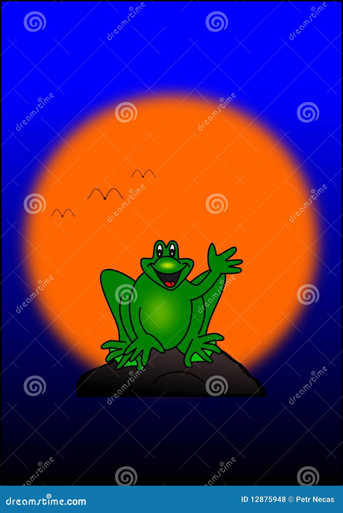 Hello Frog Royalty-Free Stock Image | CartoonDealer.com #84927772