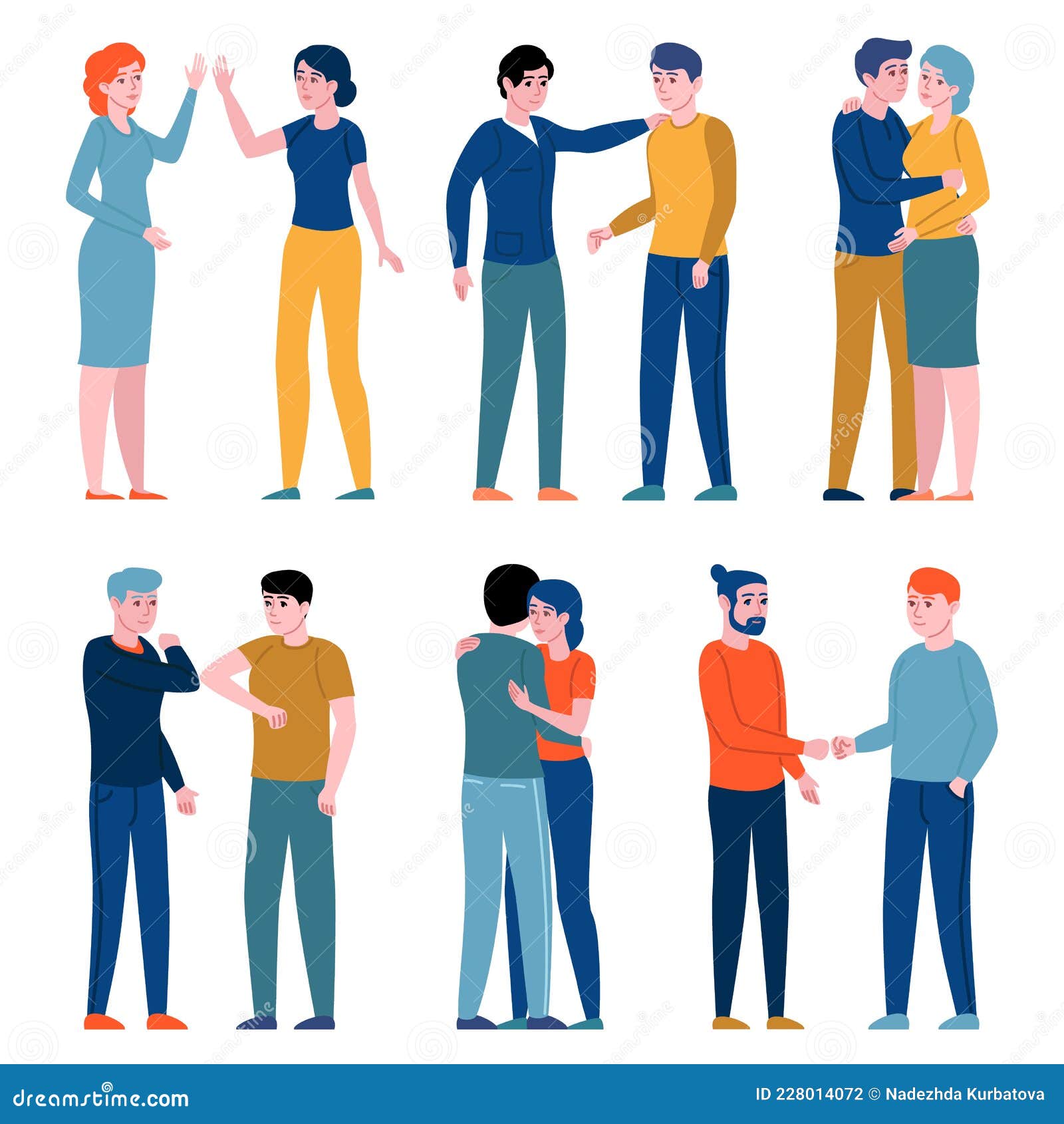 Greeting Gestures People. Women and Men Greeting Each Other Different ... Greeting Gestures People. Women and Men Greeting Each Other Different ...