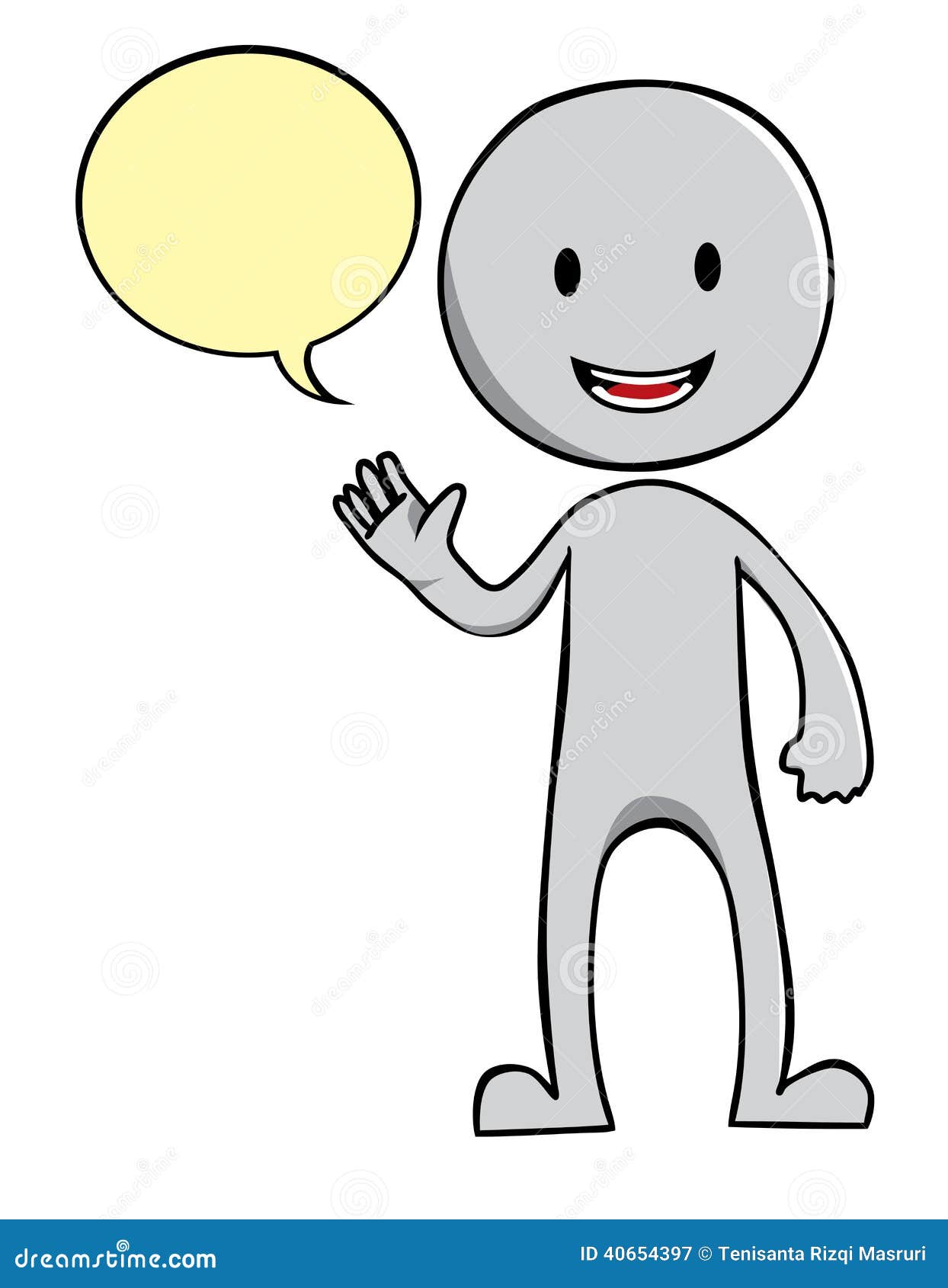 Greeting Grey Stick man stock illustration. Illustration of greet ...