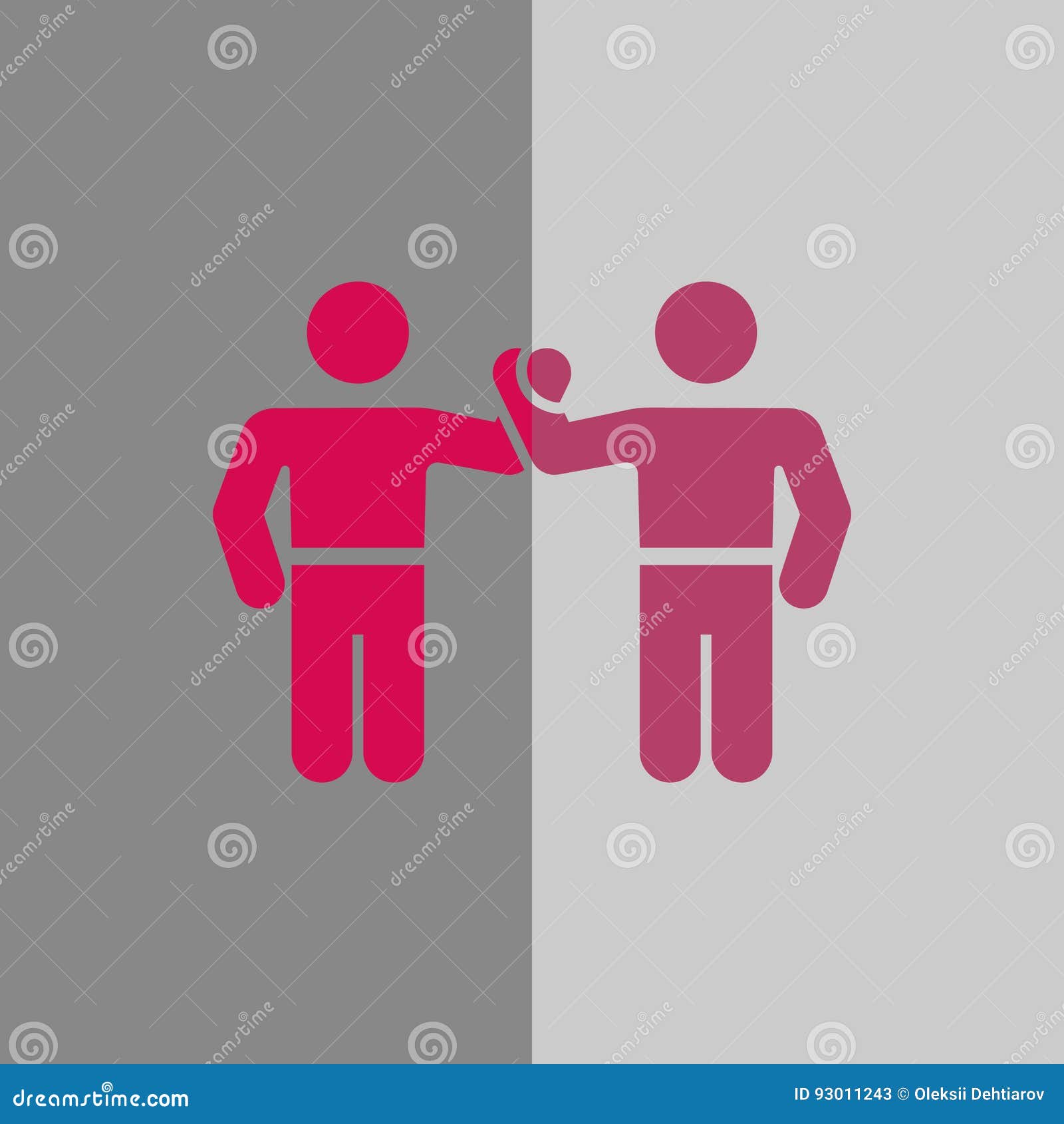 Greeting Icon Stock Vector Illustration Flat Design Stock Vector ...