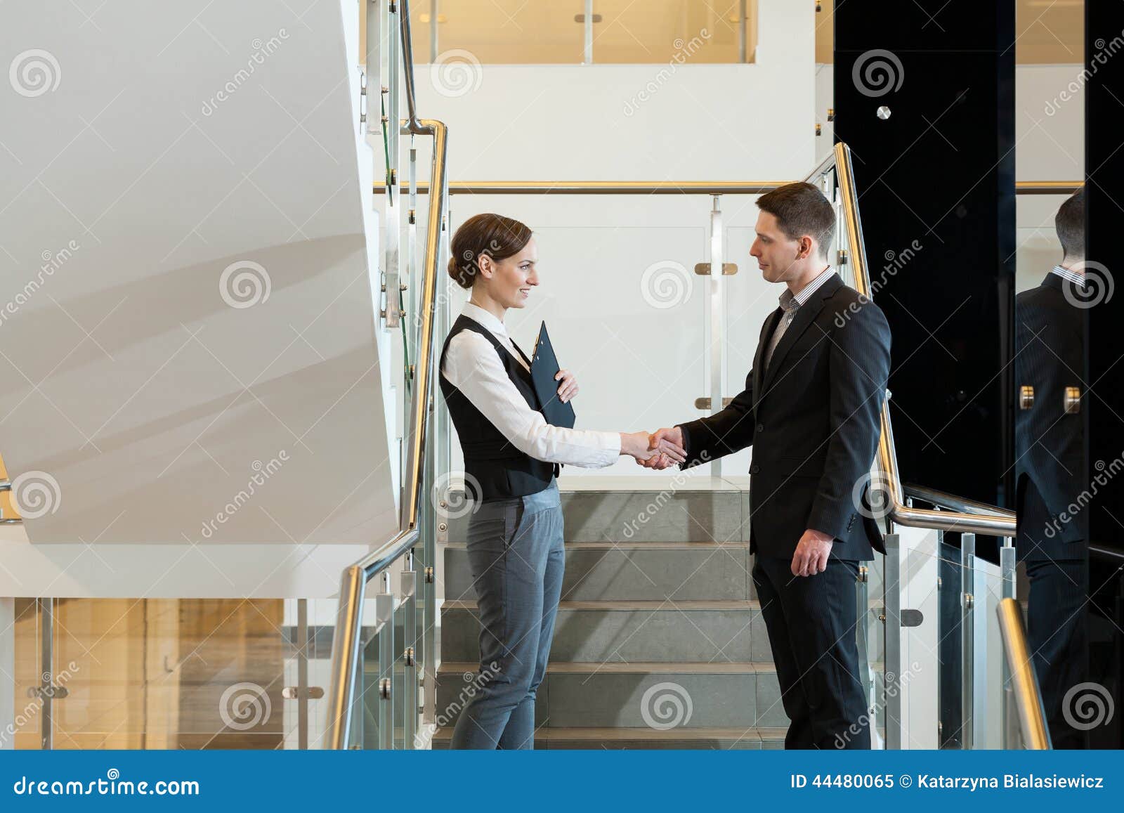 Greeting of new co-workers stock image. Image of greeting - 44480065