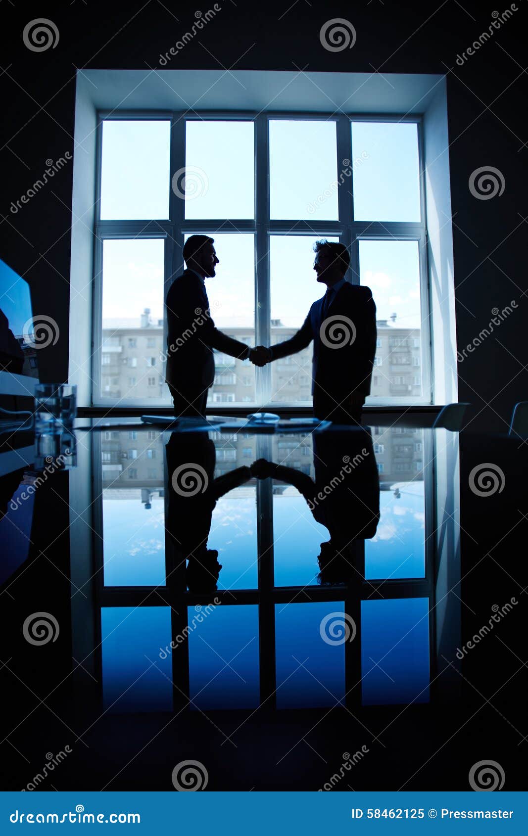 Greeting partner stock image. Image of meeting, coworker - 58462125