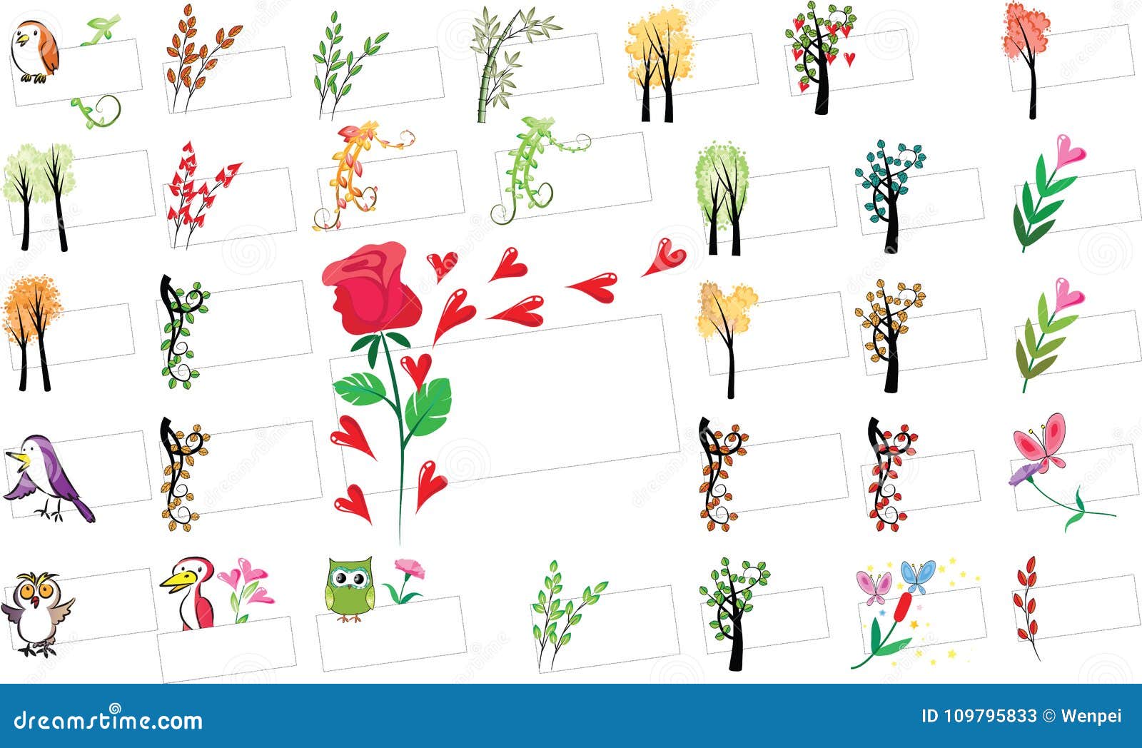 Greeting Vector Drawing Design Stock Illustration - Illustration of ...