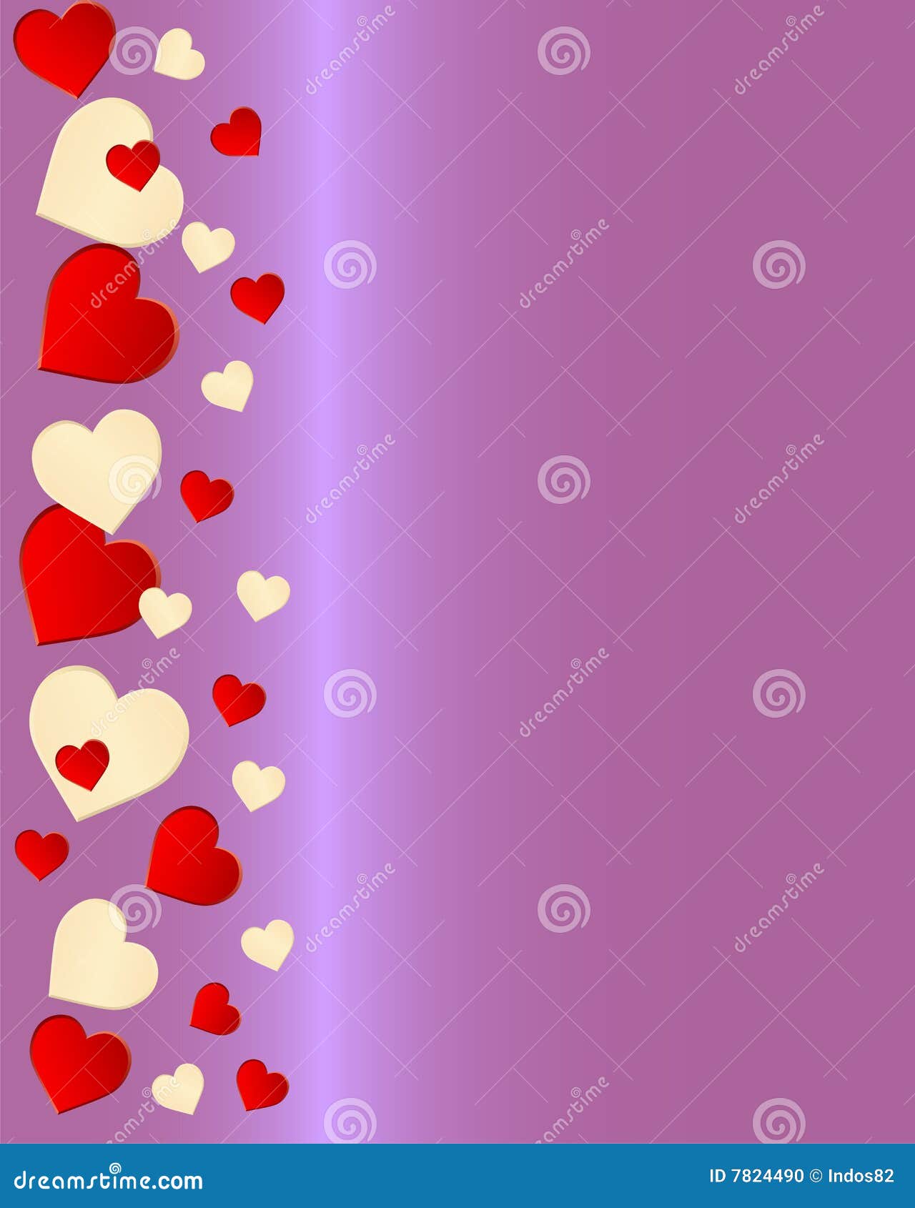 Greetings background stock vector. Illustration of heart - 7824490