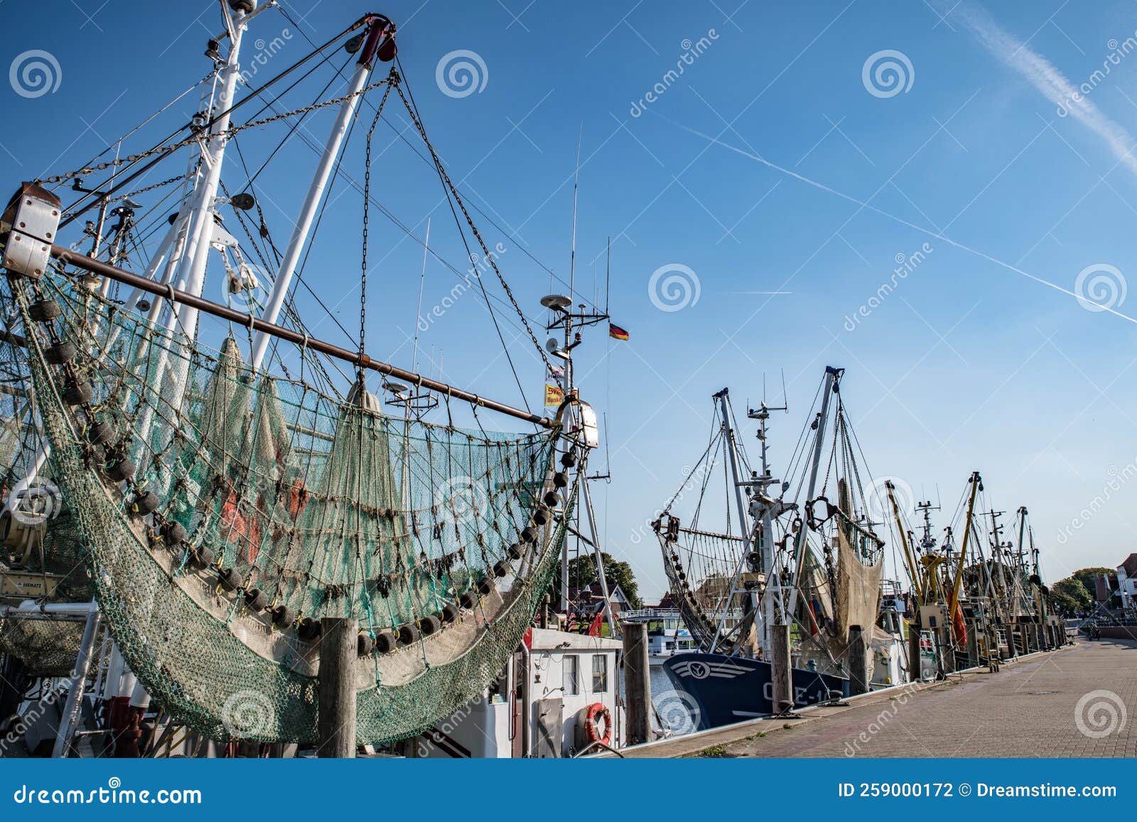 Greetsiel Harbor Schiff Kutter Editorial Photography - Image of harbor ...