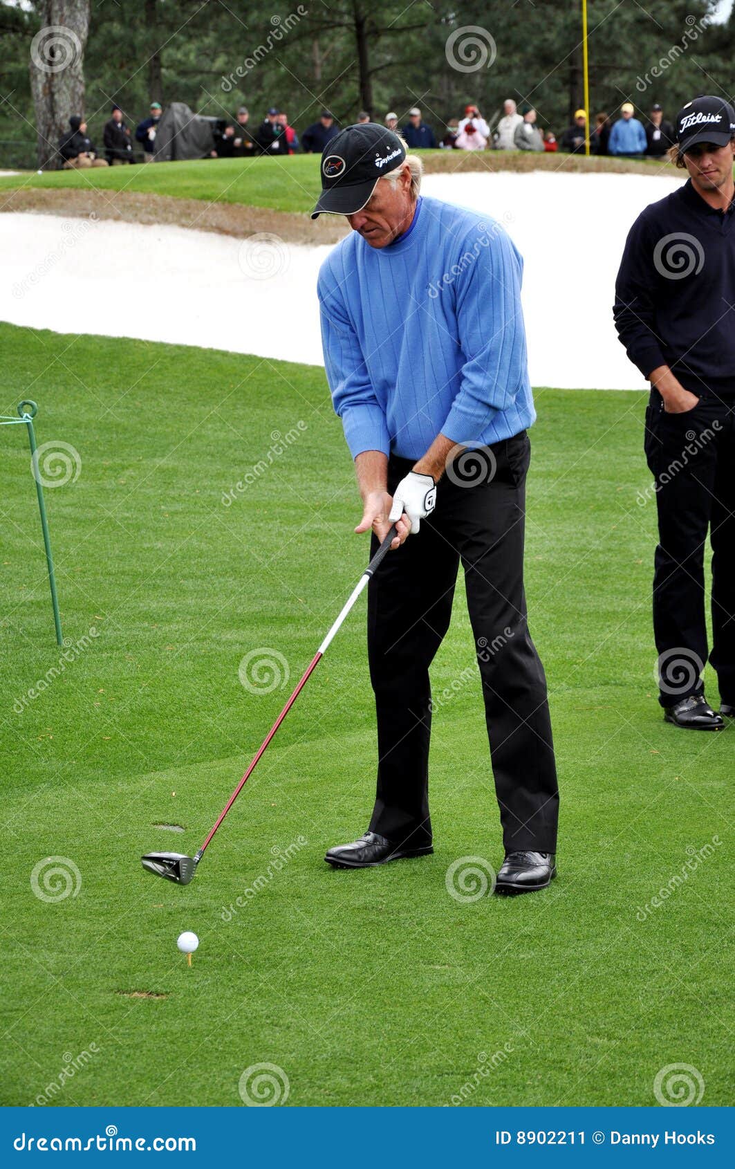 Greg Norman at 2009 Masters Editorial Photo - Image of hazard, bunker ...