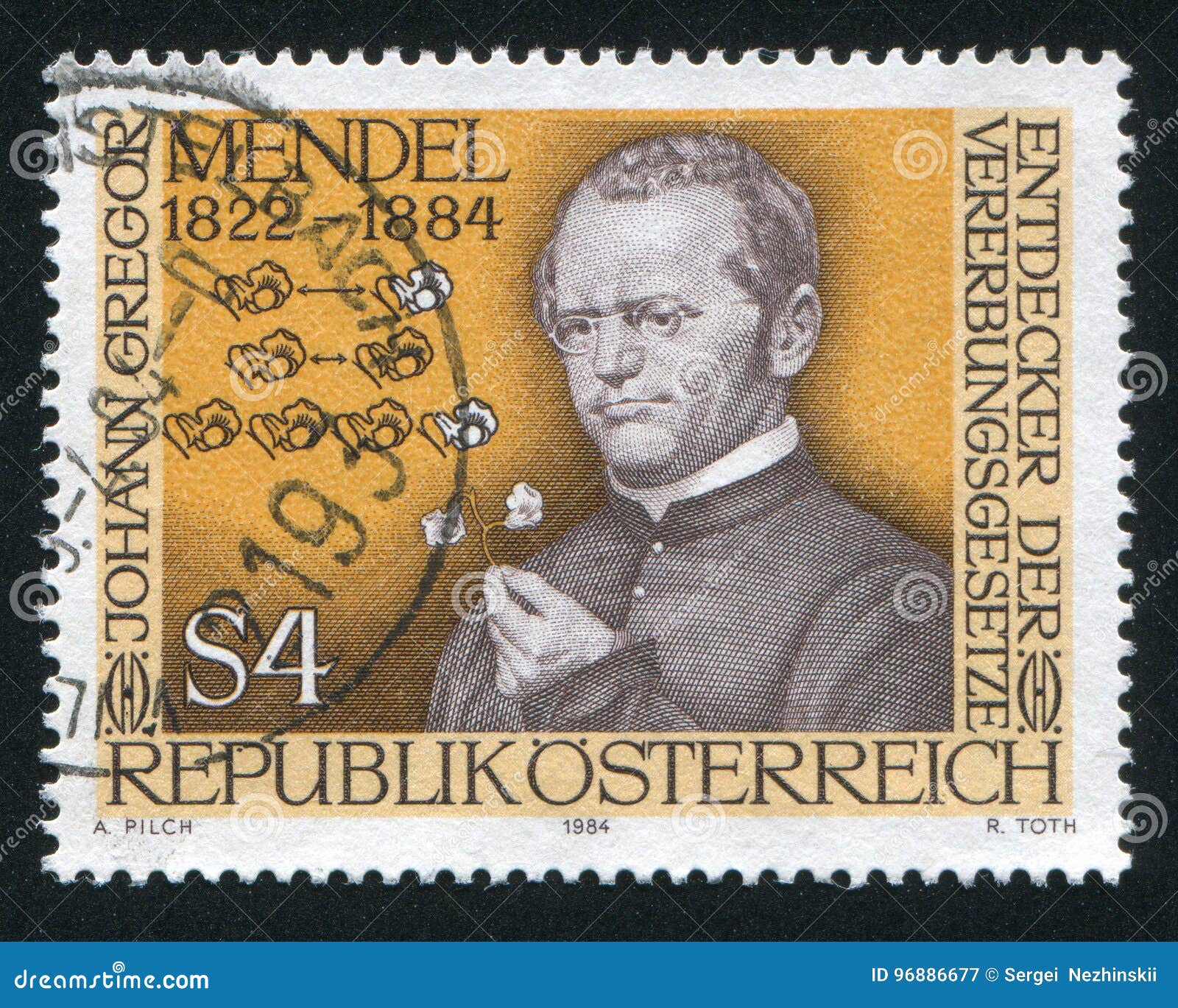 Gregor Mendel fotografía editorial. Imagen de prominente - 96886677