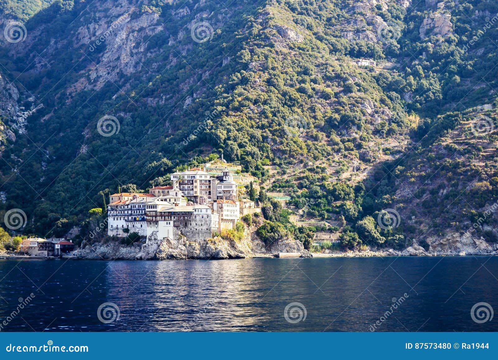 Gregoriou Monastery, Holy Mount Athos Stock Photo - Image of church ...