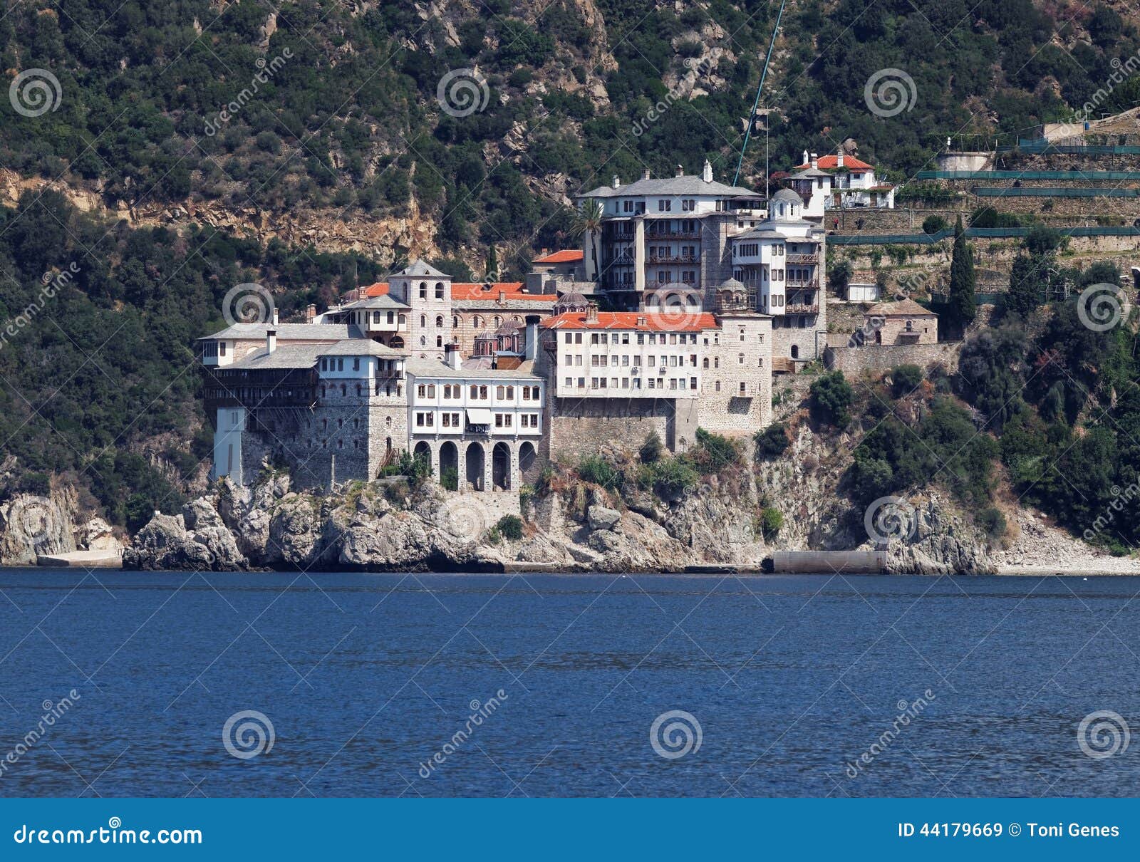 Gregoriou Monastery (Mount Athos, Greece) Stock Image - Image of athos ...