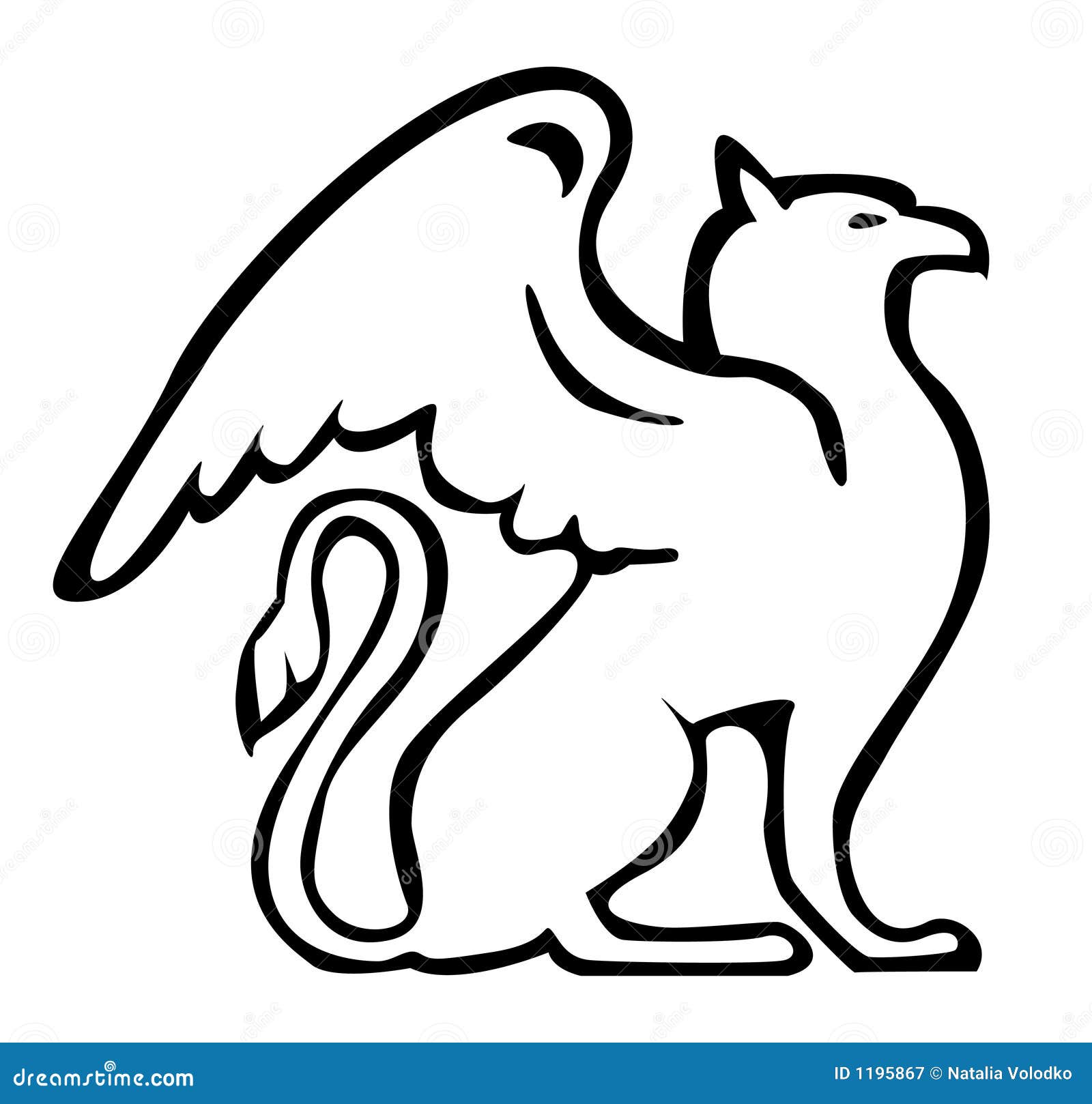 Greif stock abbildung. Illustration von mittelalterlich - 1195867