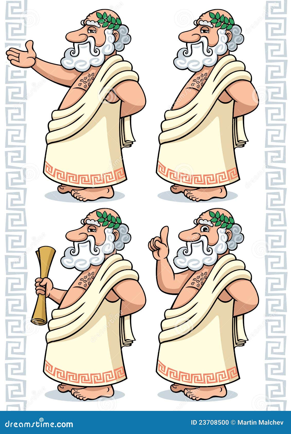 Grekisk filosof stock illustrationer. Illustration av illustration ...