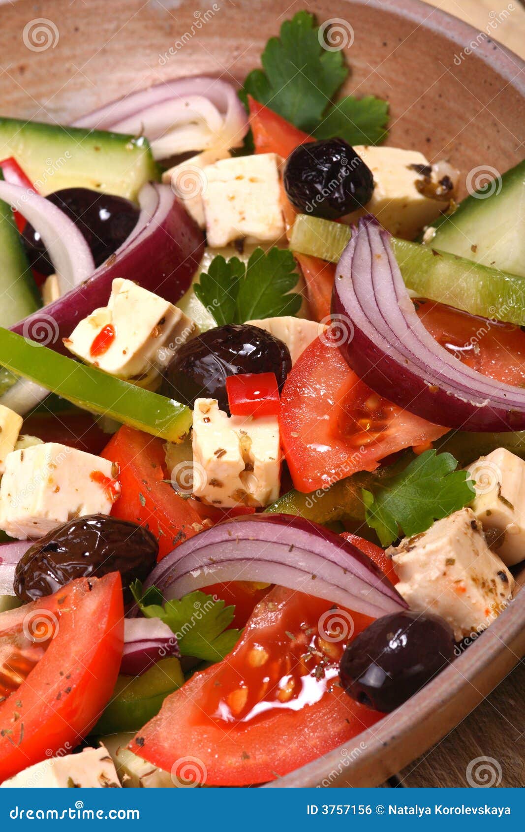 Grekisk sallad arkivfoto. Bild av citron, fruktsaft, blandat - 3757156