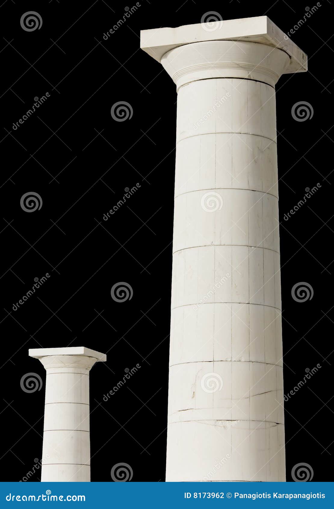 Grekiska pelare arkivfoto. Bild av arkitektur, jonisk - 8173962