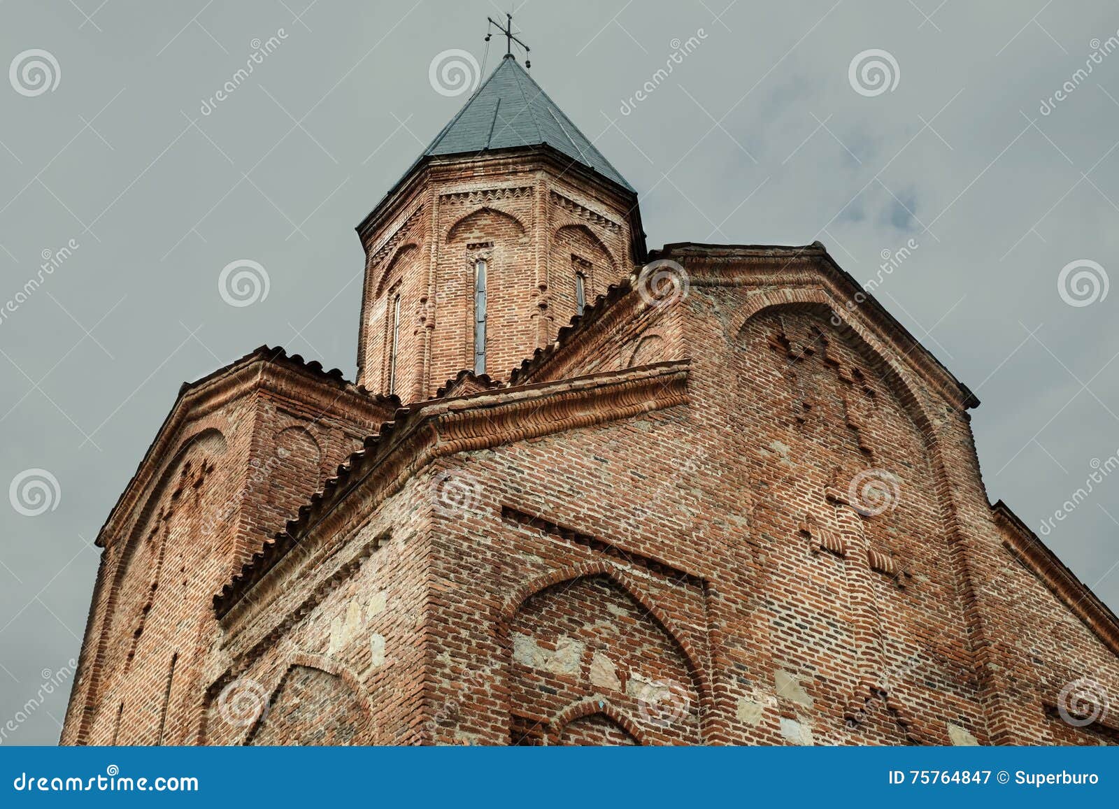 Gremi monastery, Georgia stock image. Image of architecture - 75764847