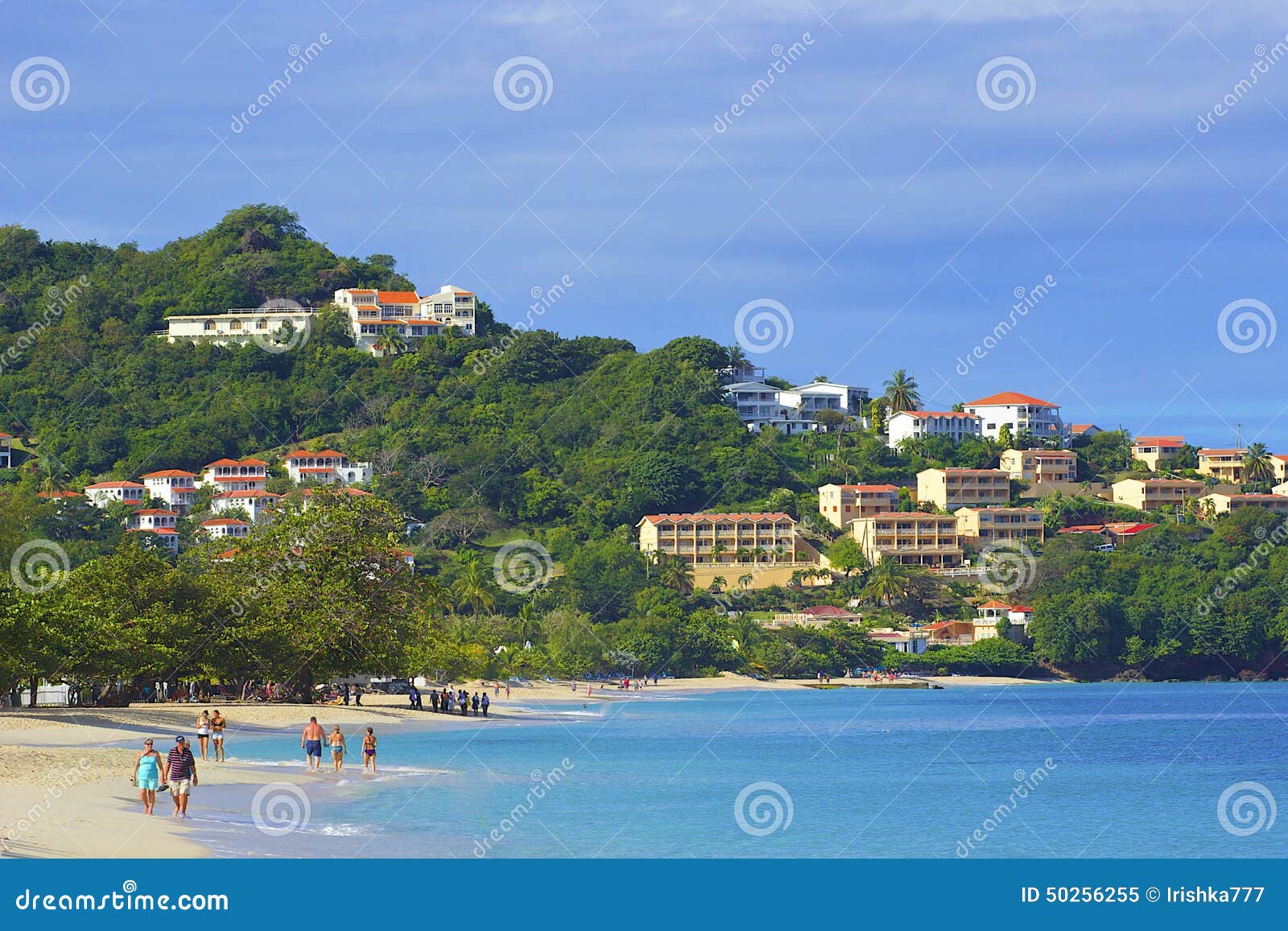 Grenada beach, Caribbean editorial image. Image of view - 50256255