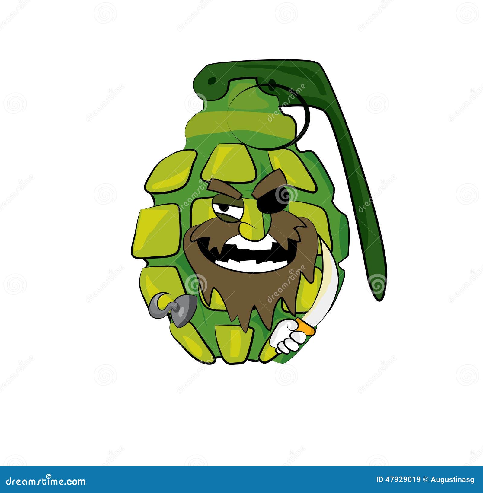 Grenade Cartoon | CartoonDealer.com #47929019