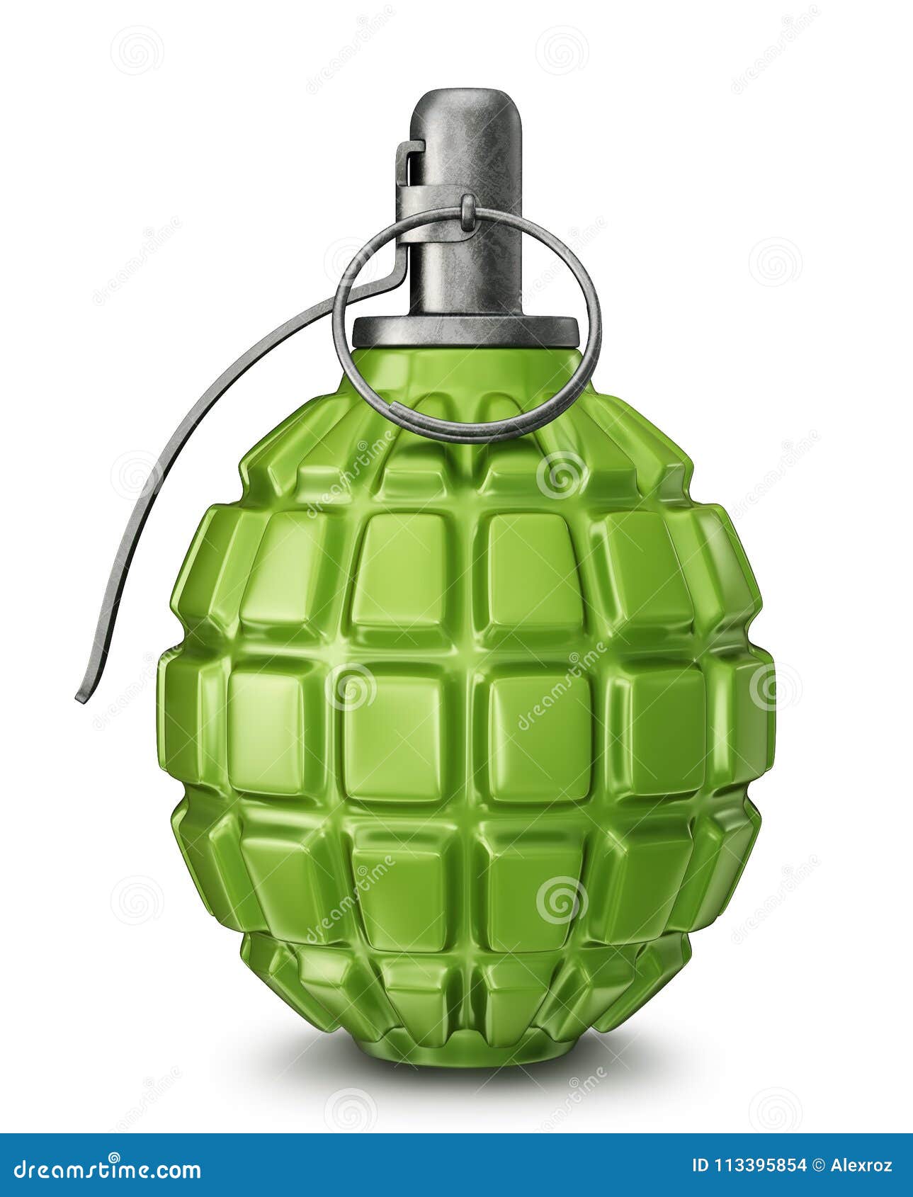 Grenade stock illustration. Illustration of hand, metal - 113395854