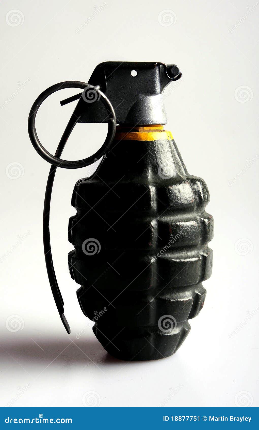 Grenade in profile stock image. Image of bomb, fragmentation - 18877751