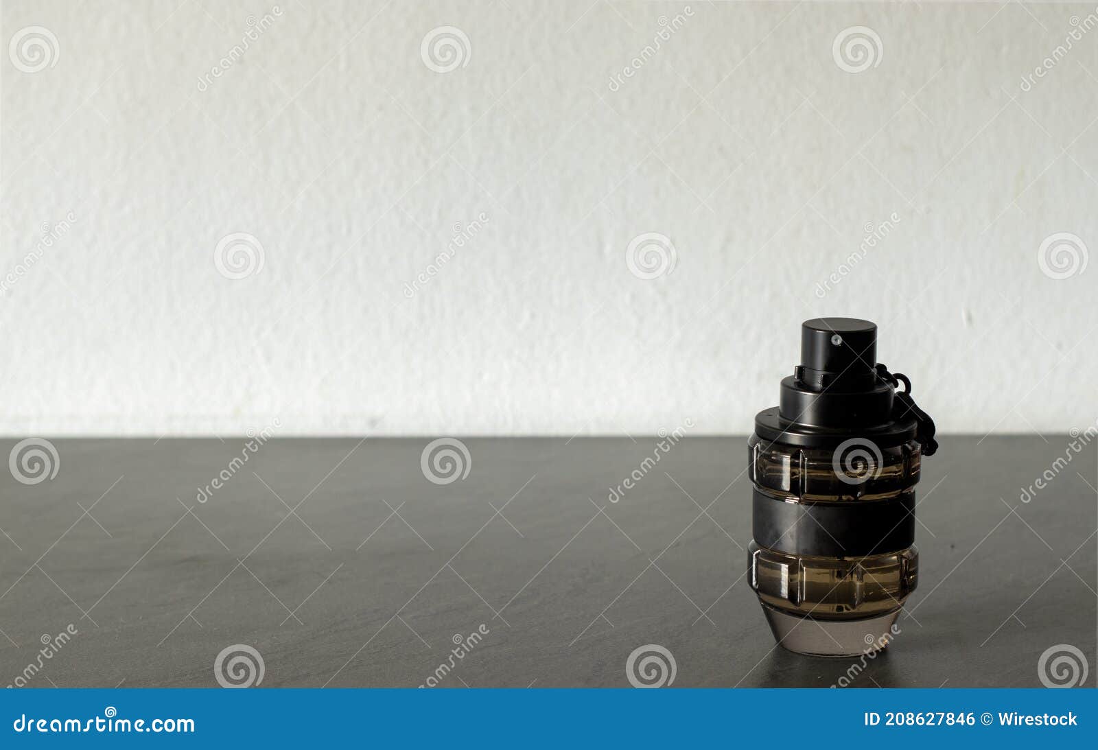 Grenade Shaped Perfume Bottle with Space for Text Stock Photo - Image ...