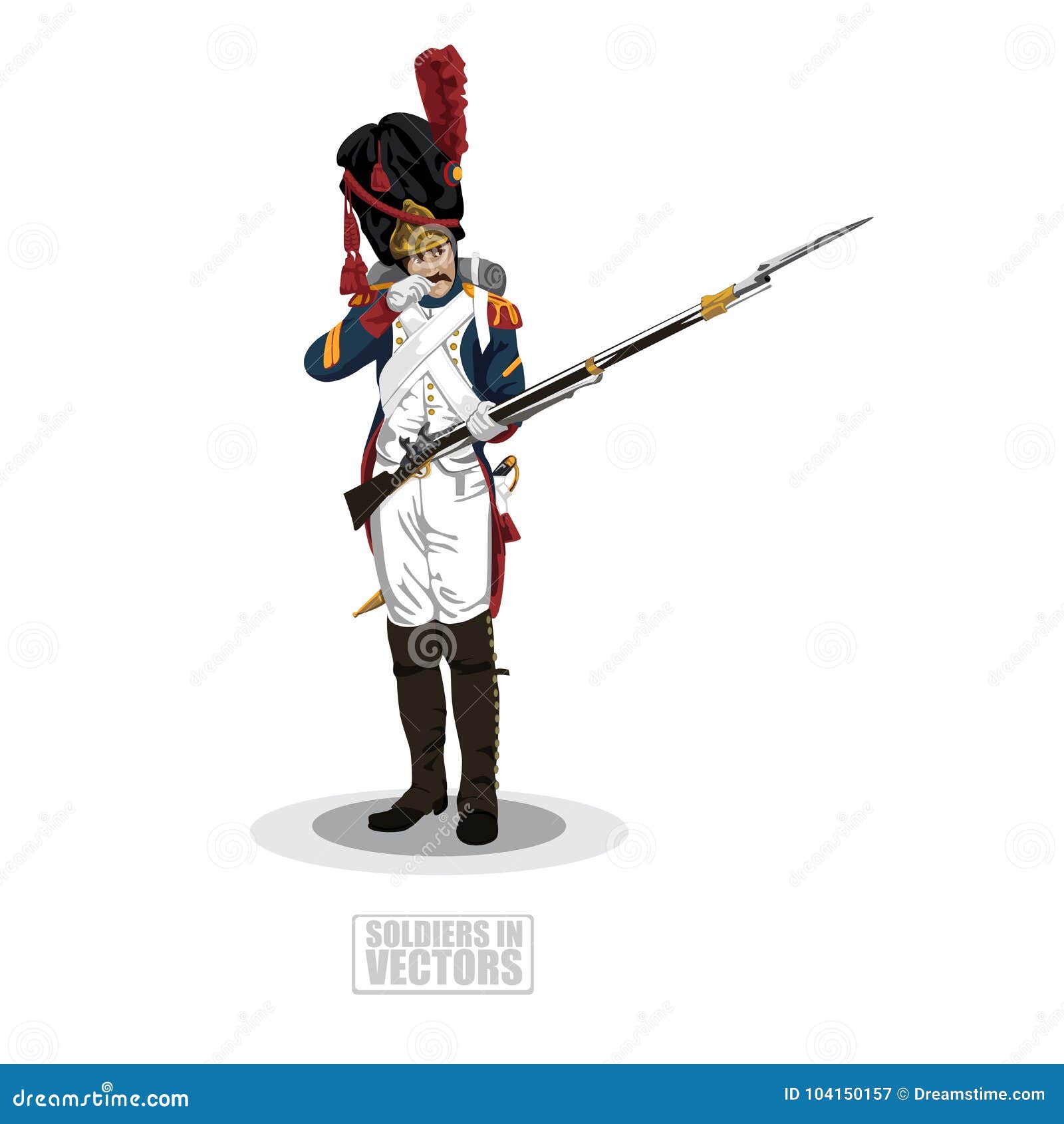 Grenadier illustration de vecteur. Illustration du dessin - 104150157