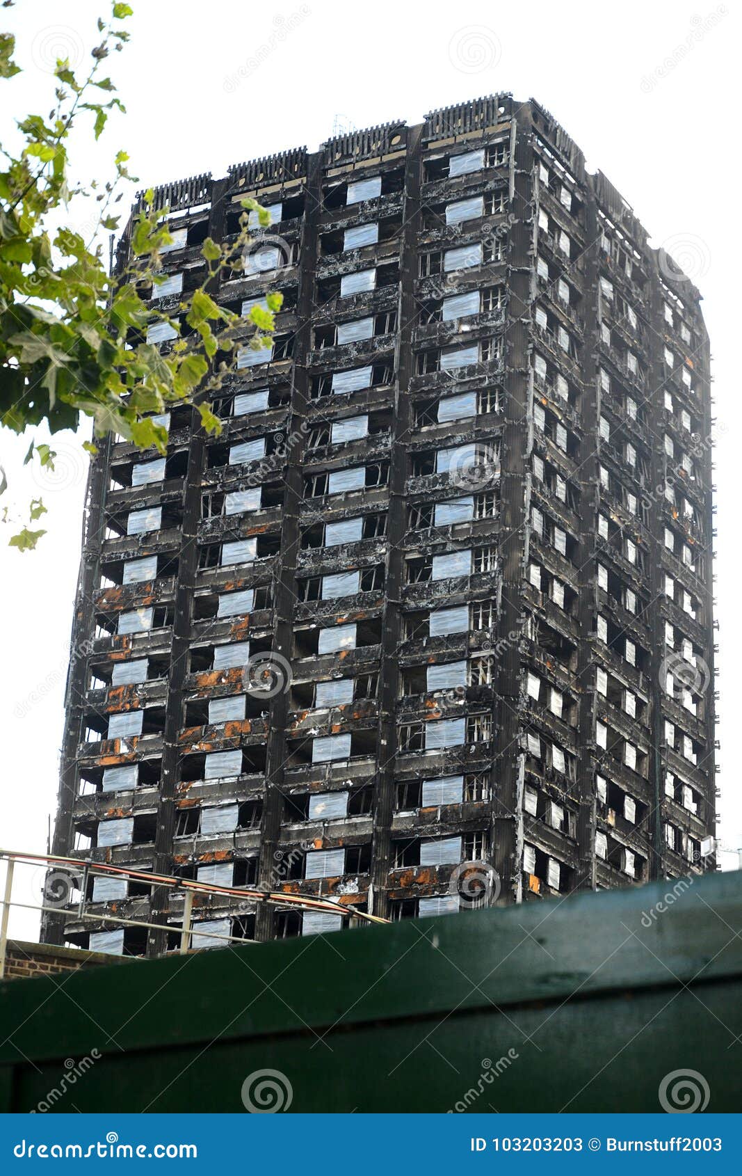 Grenfell tower, London, editorial stock photo. Image of casualty ...