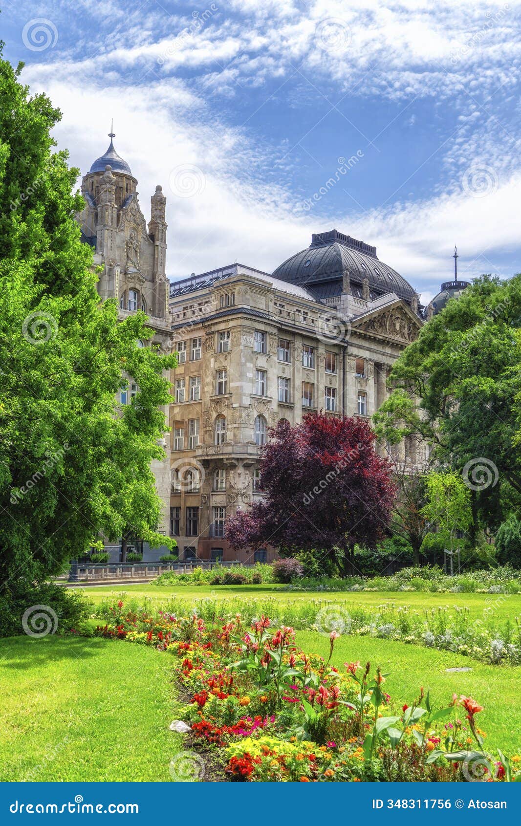 Gresham Palace, Magnificent Example of Hungarian Art Nouveau Stock ...