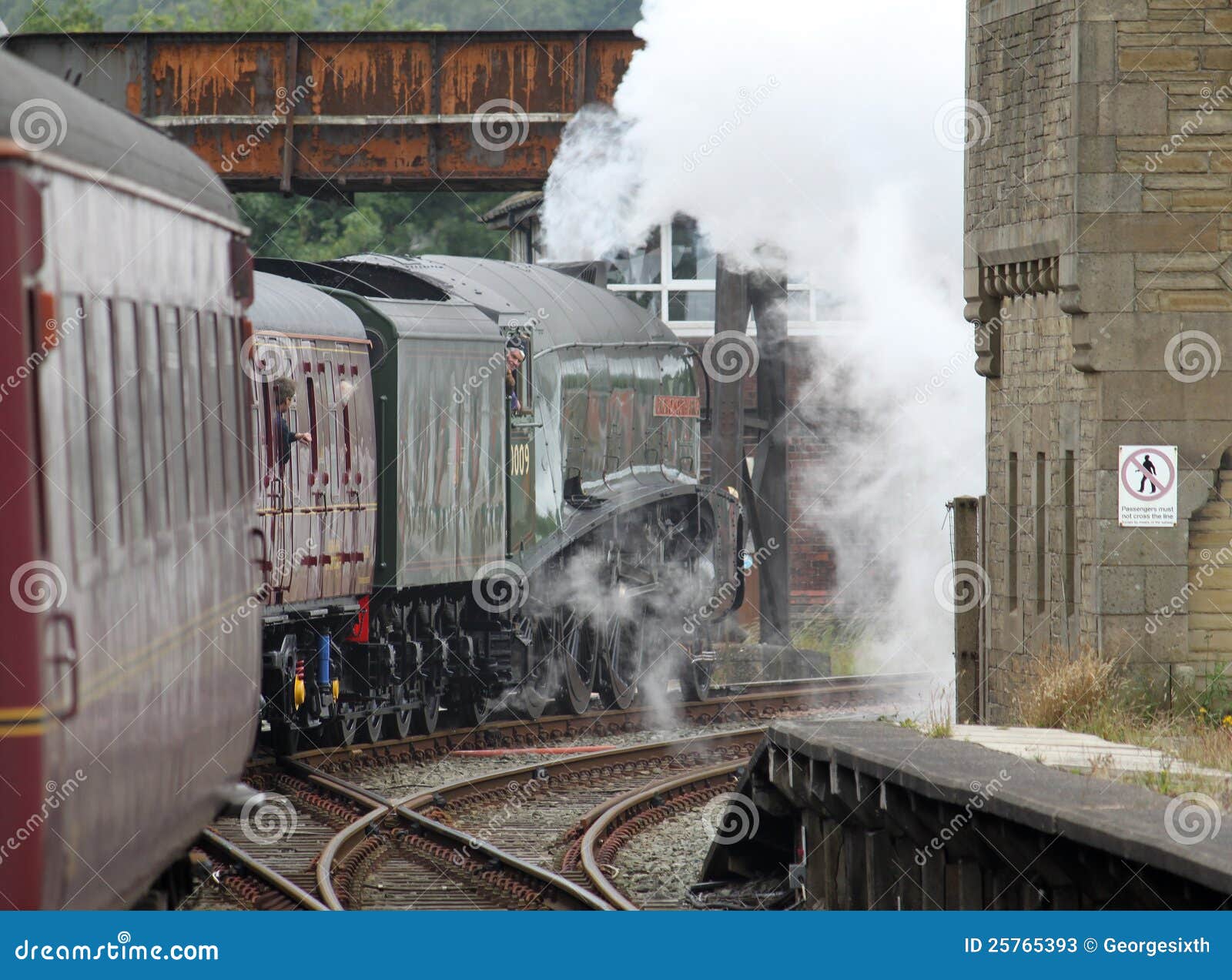 Gresley A4 Pacific 60009 Steam Train at Carnforth Editorial Stock Photo ...