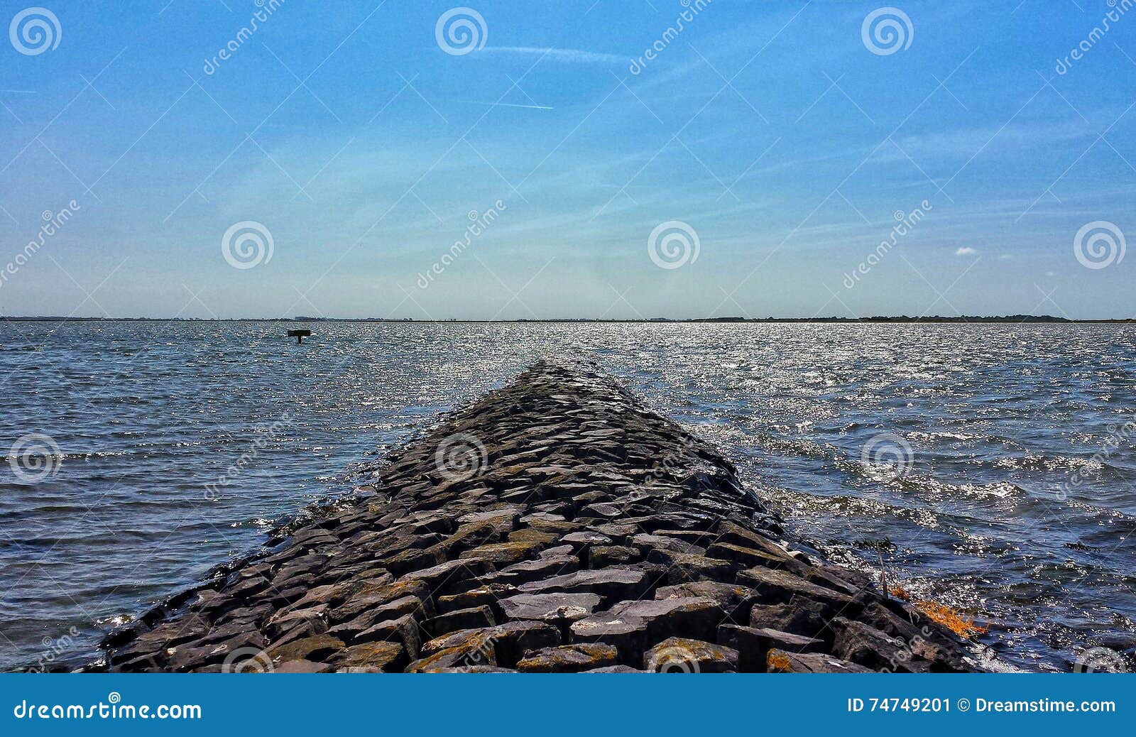 Grevelingen. stock image. Image of grevelingen, salt - 74749201