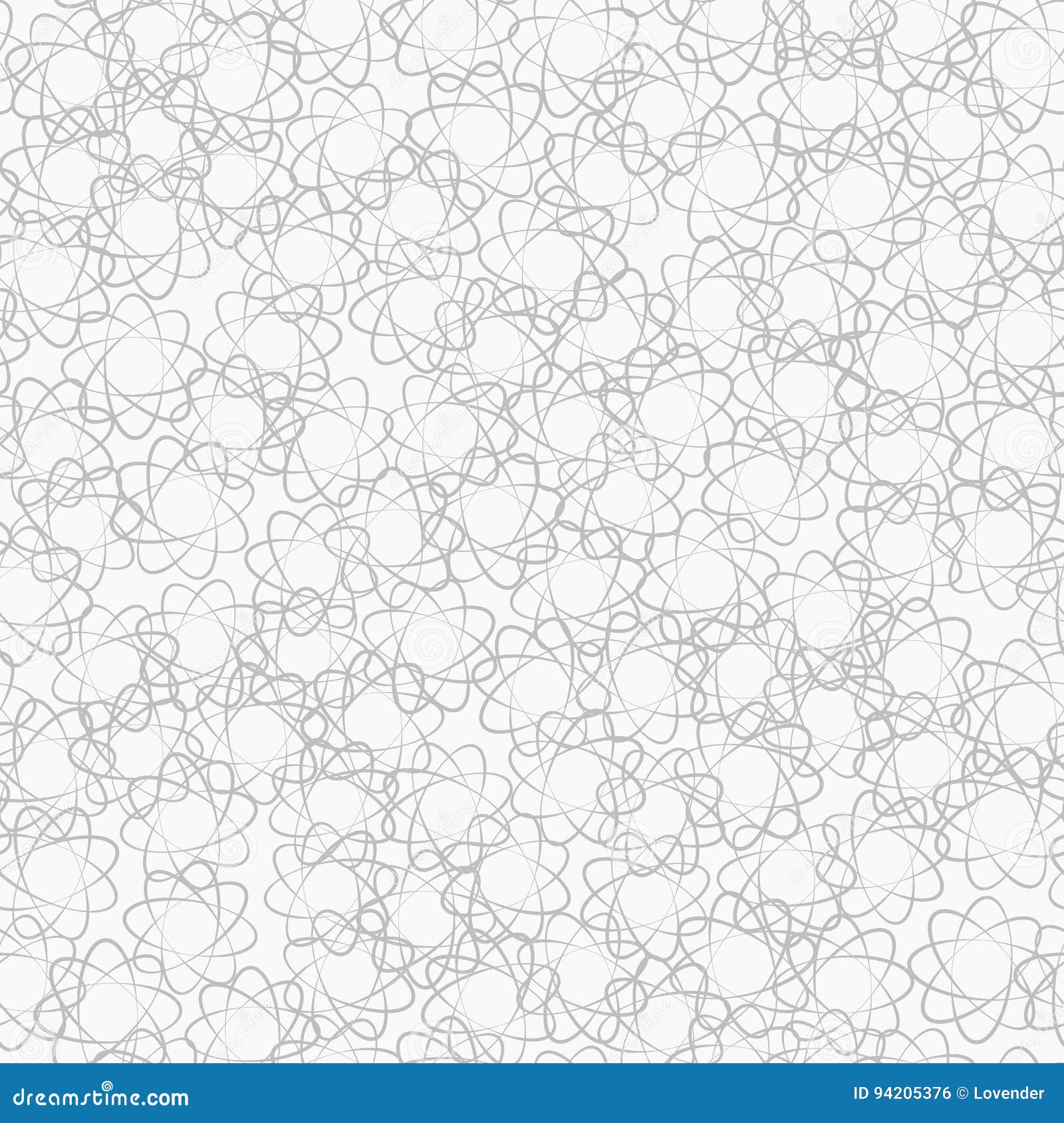 Grey Abstract Atomic Pattern. Vector Seamless Background Stock Vector ...
