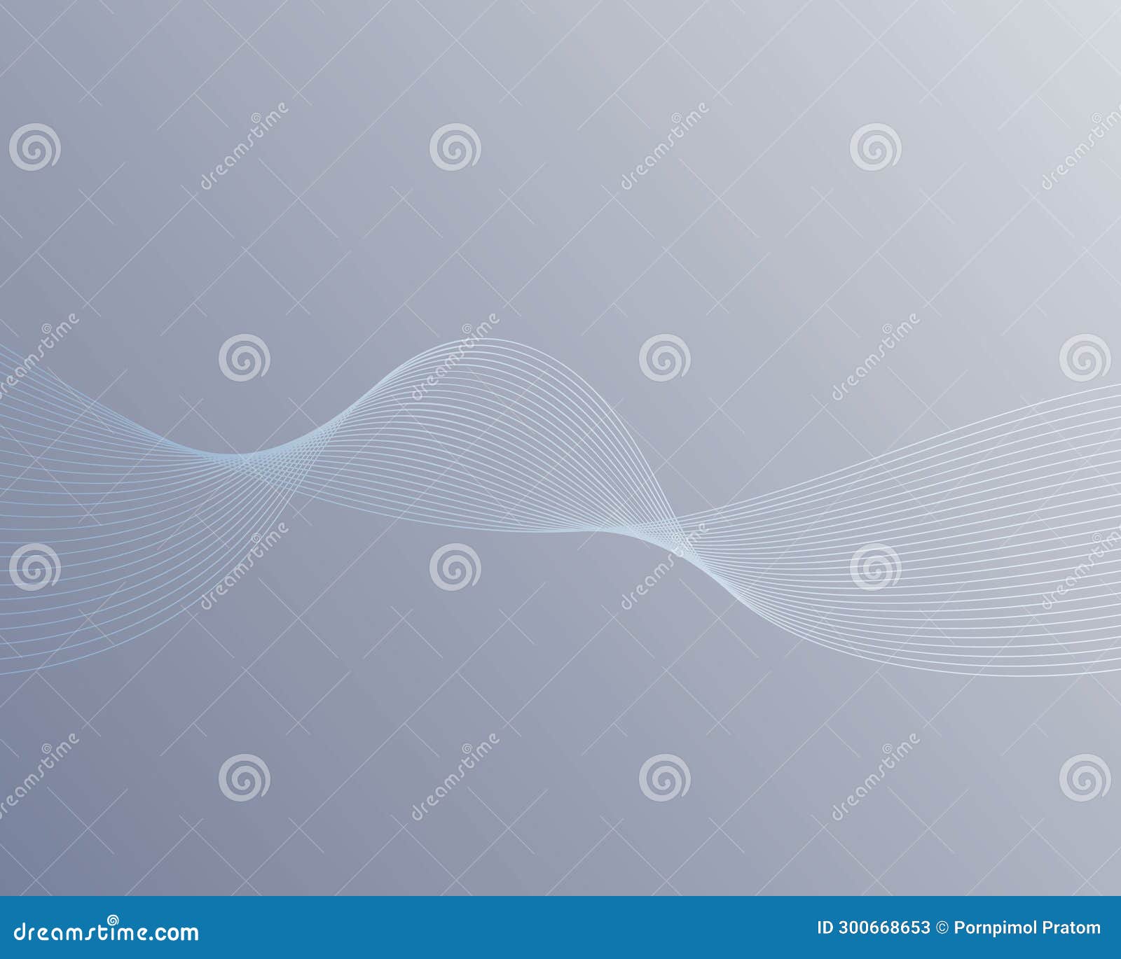 Grey Abstract Background, Dynamic Waves Stock Illustration ...