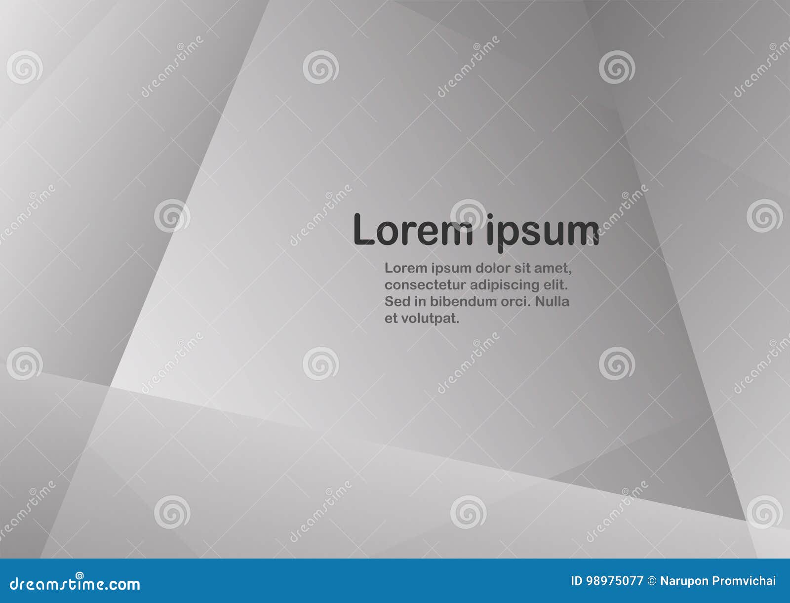 Grey Abstract Background with Text Space Stock Vector - Illustration of ...