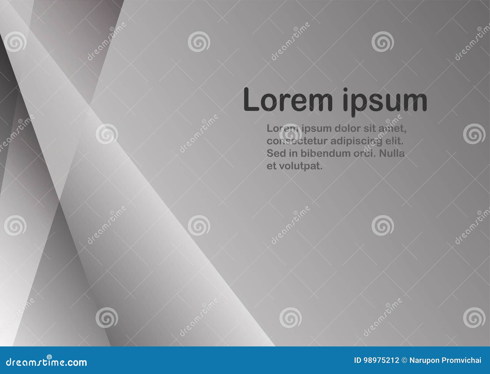 Grey Abstract Background with Text Space Stock Vector - Illustration of ...