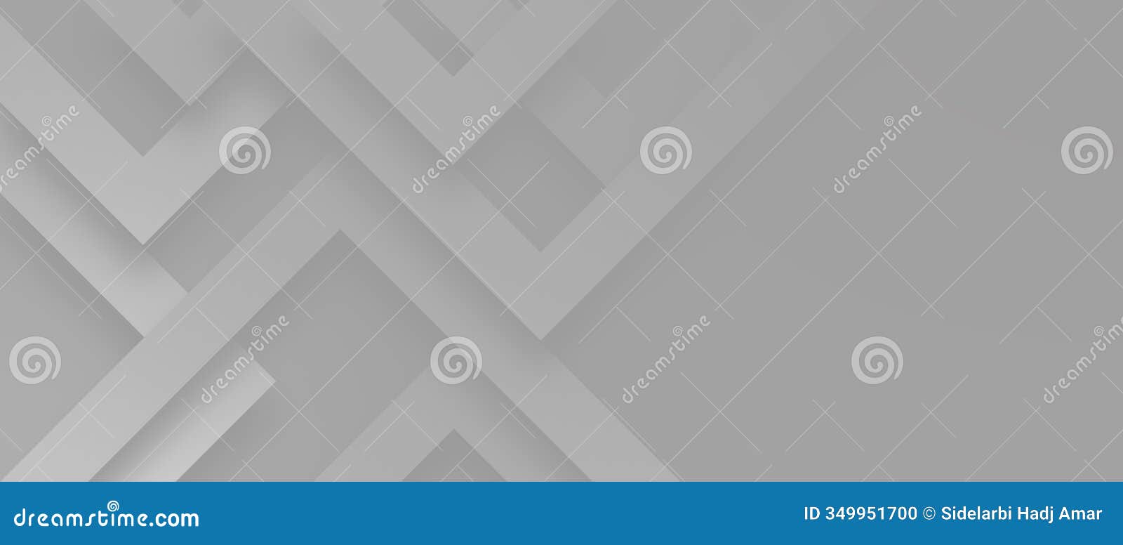 Grey Abstract Banner Background Stock Illustration - Illustration of ...
