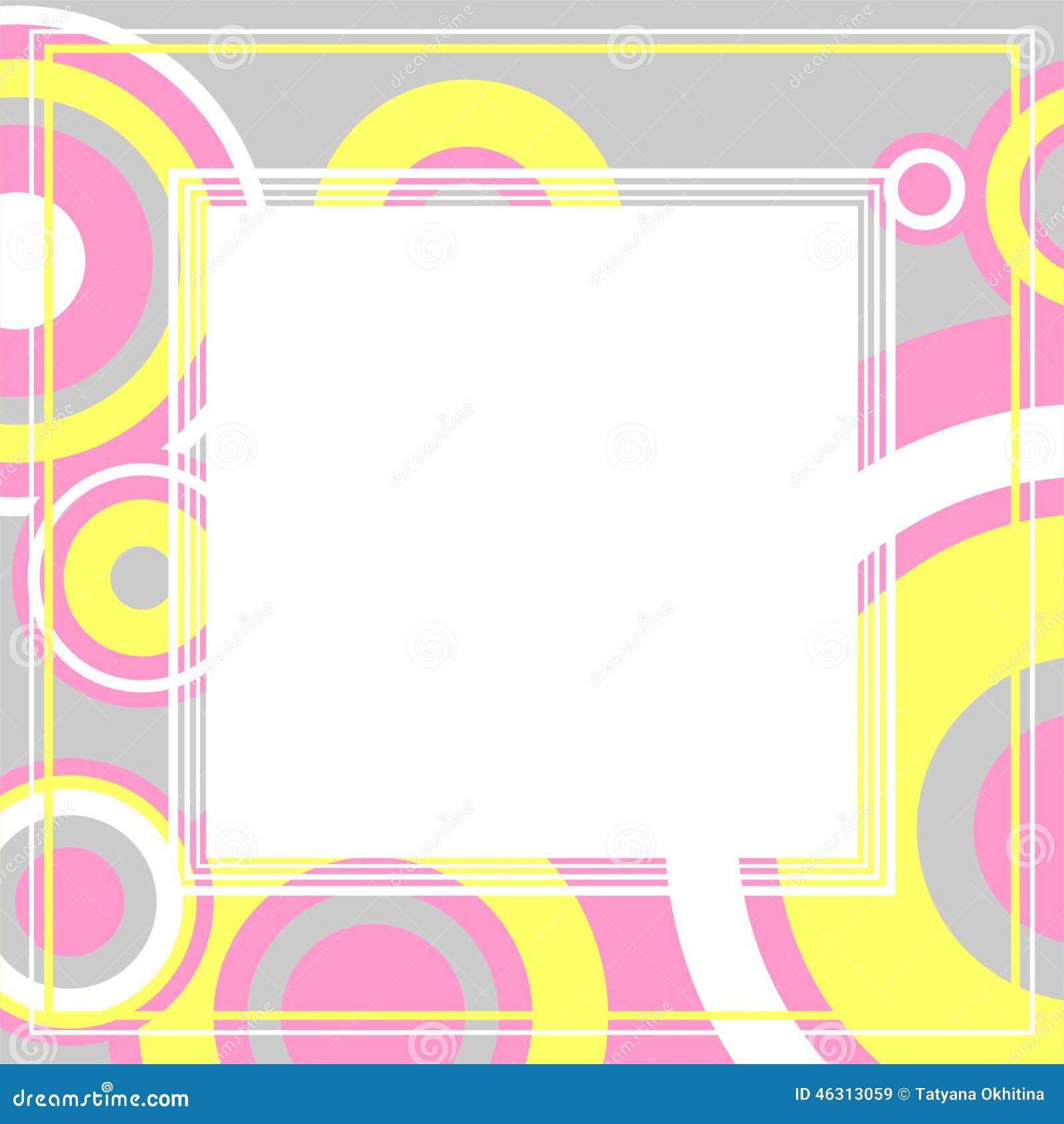 Grey abstract border stock vector. Illustration of frame - 46313059